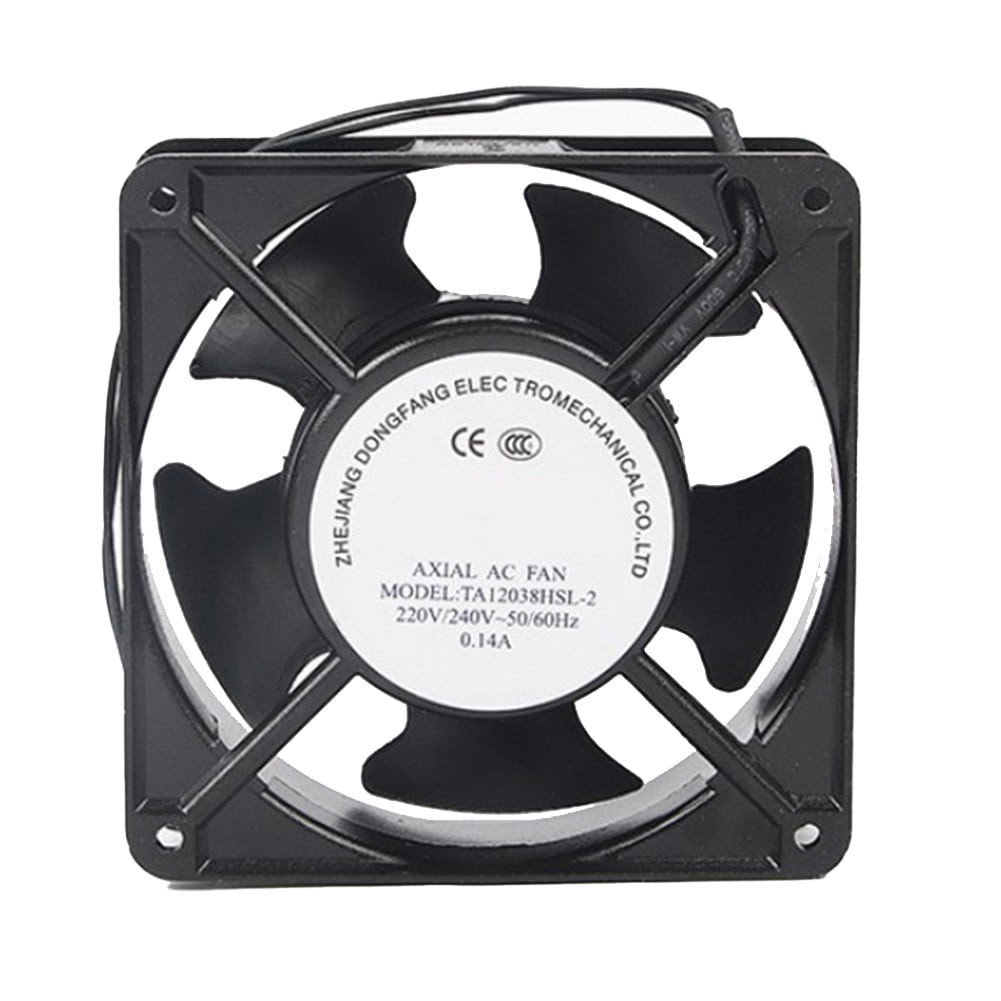 Axial Fan For Fireplace Cassette Insertable, High Temperature, Metal Blades Efficient Airflow ...