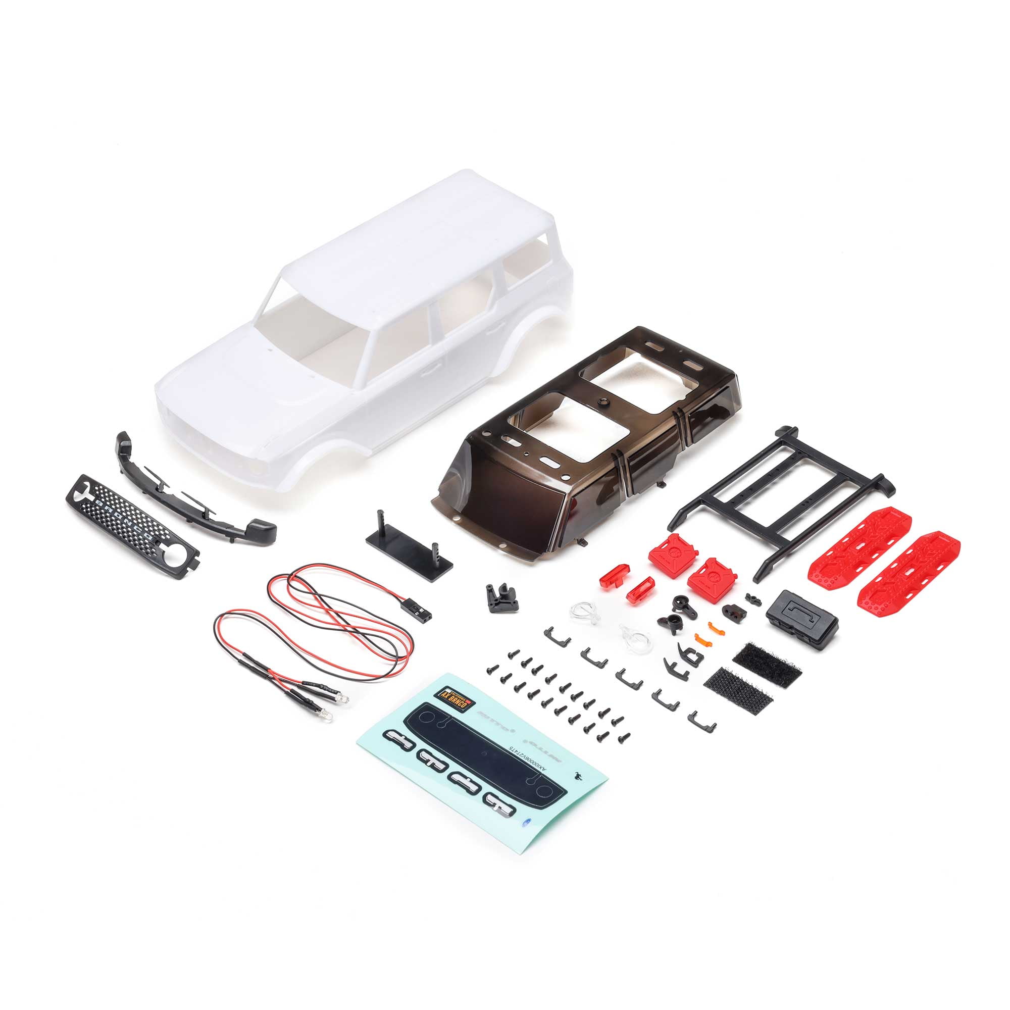 Free Shipping! Axial Ford Bronco Body White SCX24 AXI200009 Car/Truck ...