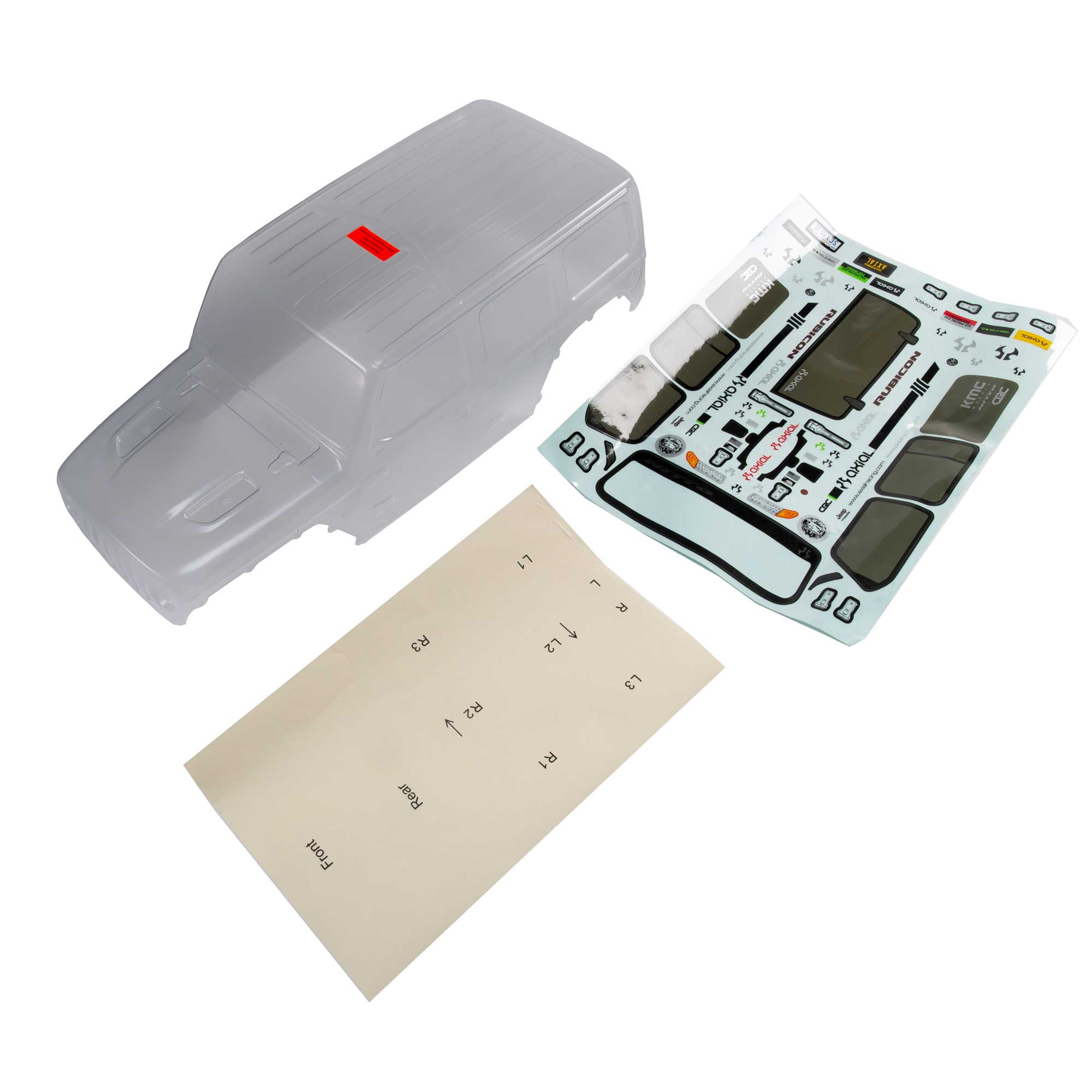 Axial Jeep JL 4dr Wrangler Body Clear AXI230015 Car/Truck Bodies wings ...