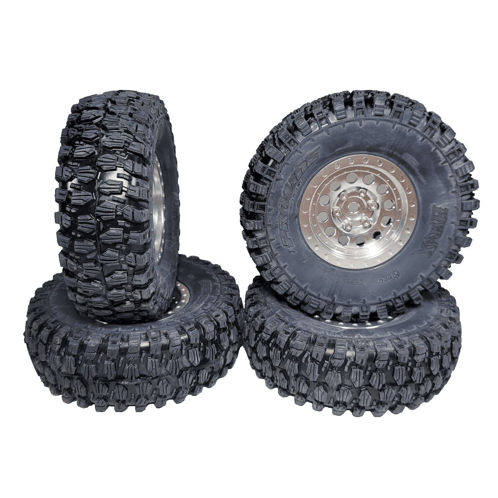 Axial SCX10 iii Chevy K-10 Pro-Line Hyrax Tires Aluminum BeadLoc 1.9 ...