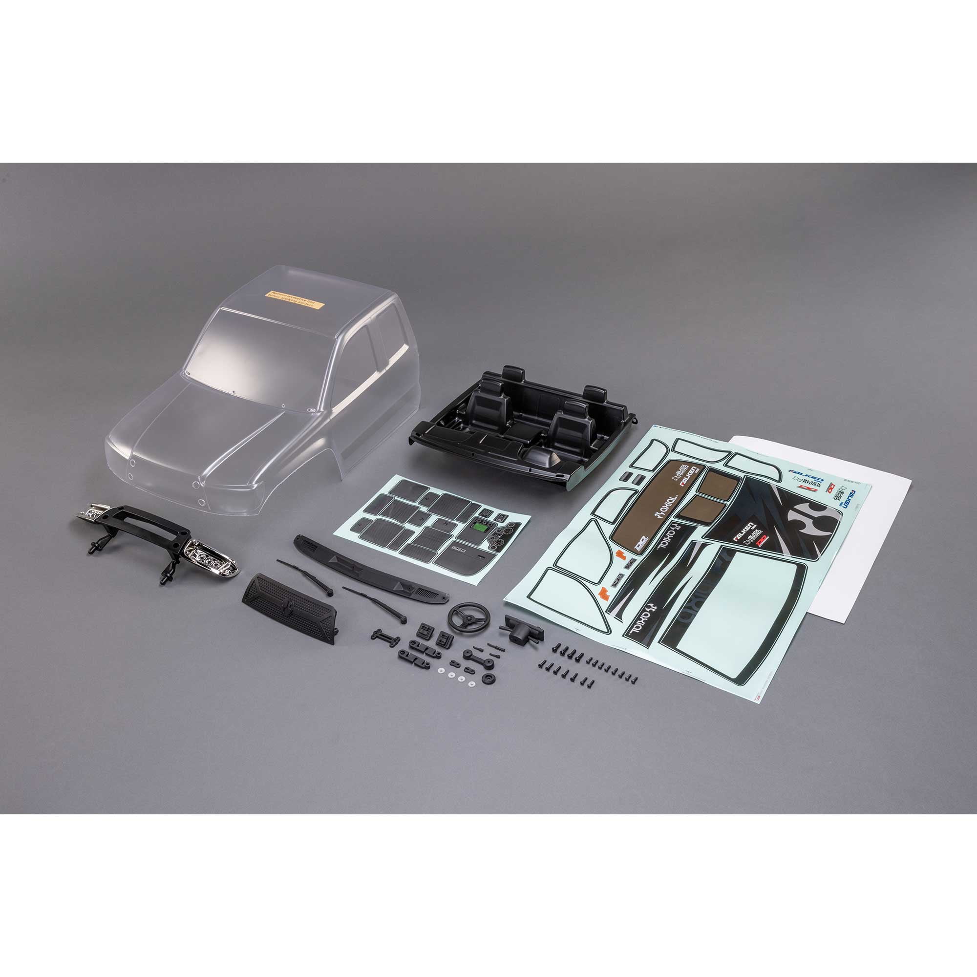 Axial SCX6 RC Car Parts: Body & Interior Set (Clear) Trail Honcho ...