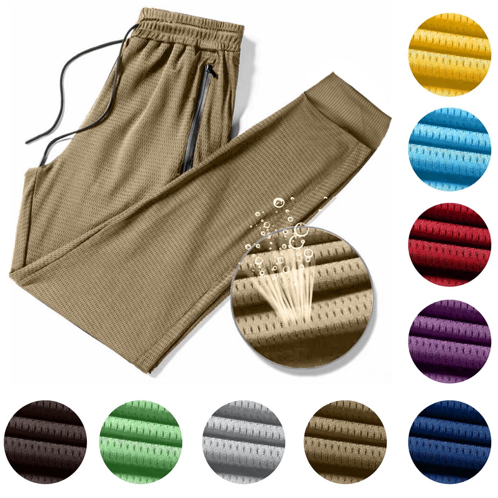 Axiiglly Sweatpants for Men Lightweight Breathable Jogger Pants Casual ...