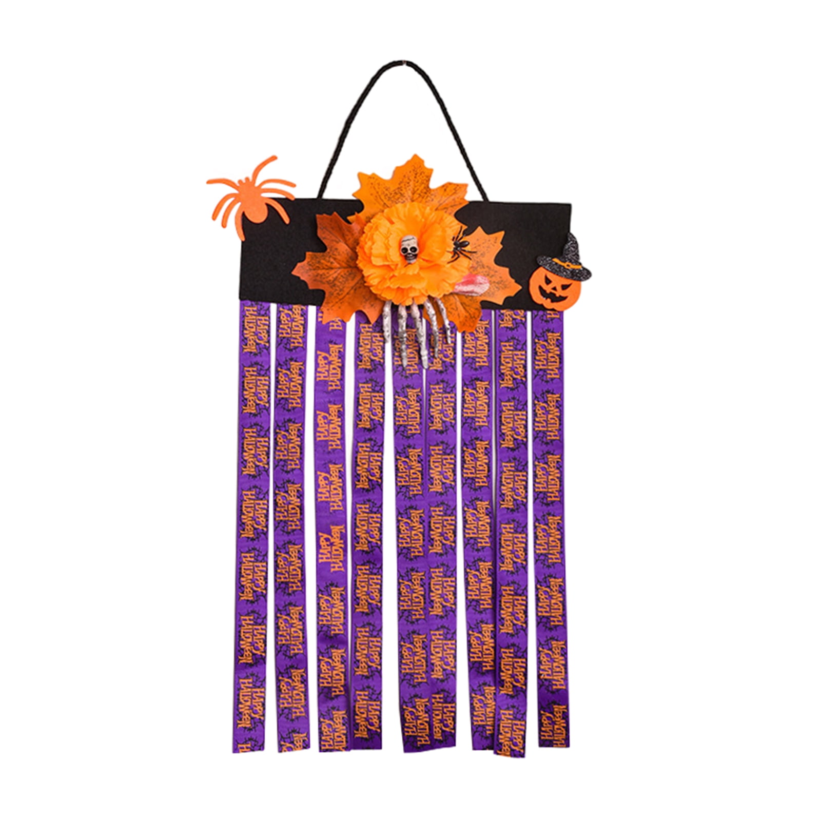 Aximioll Halloween Scary Pumpkin Hangings — Orange Hues with Eerie ...