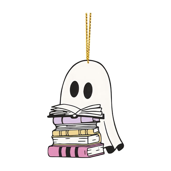 Halloween 23.6 x 39.3 in. Black Ghost, Glow In The Dark Felt Hanging ...