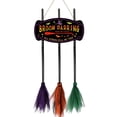 Aximioll Halloween Spooky Witch Parking Signs — Black Brooms with ...