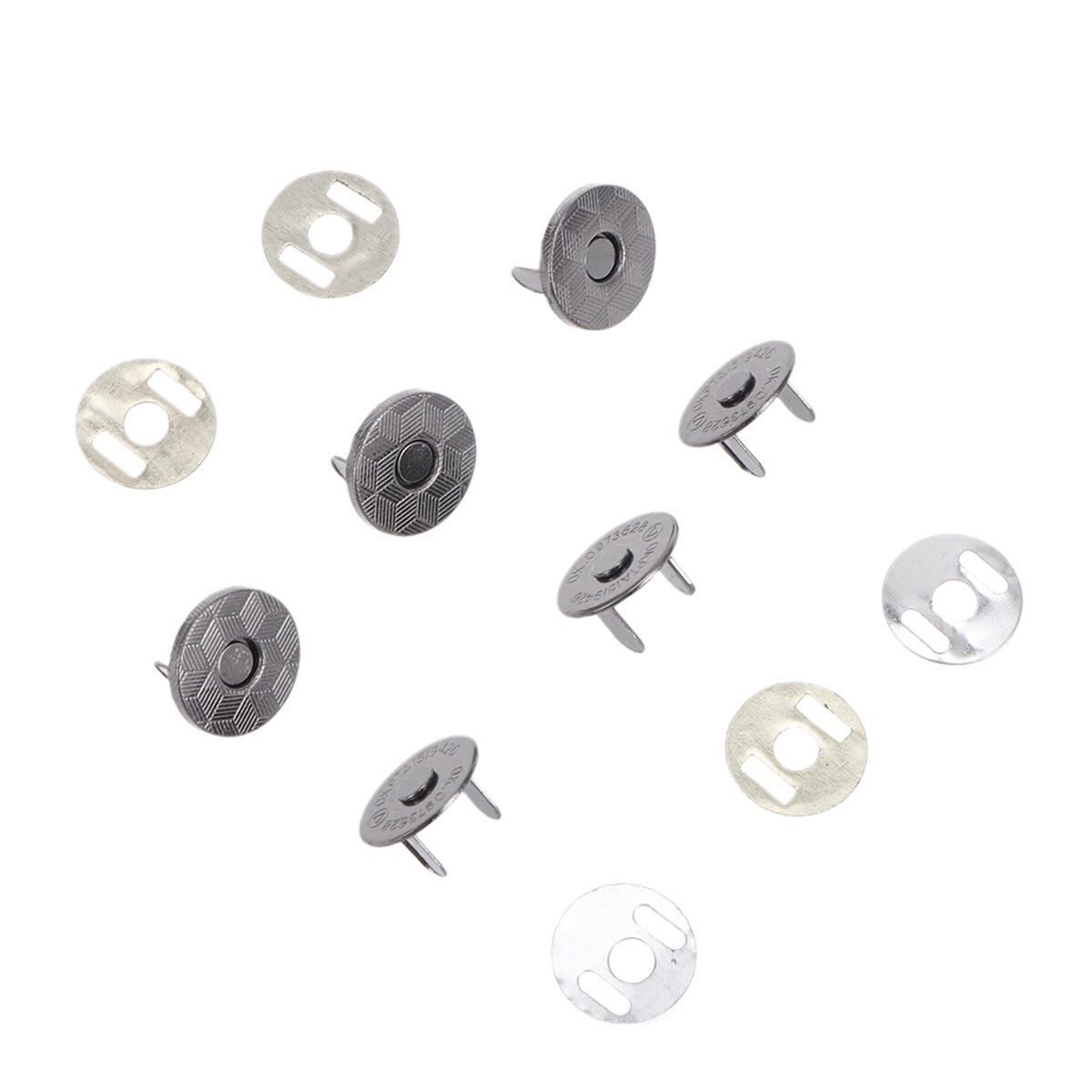 Axio 10pcs 14mm Magnetic Snap Button Clasps Ultrathin Metal Clap Buttons For Handbag Purses Bags
