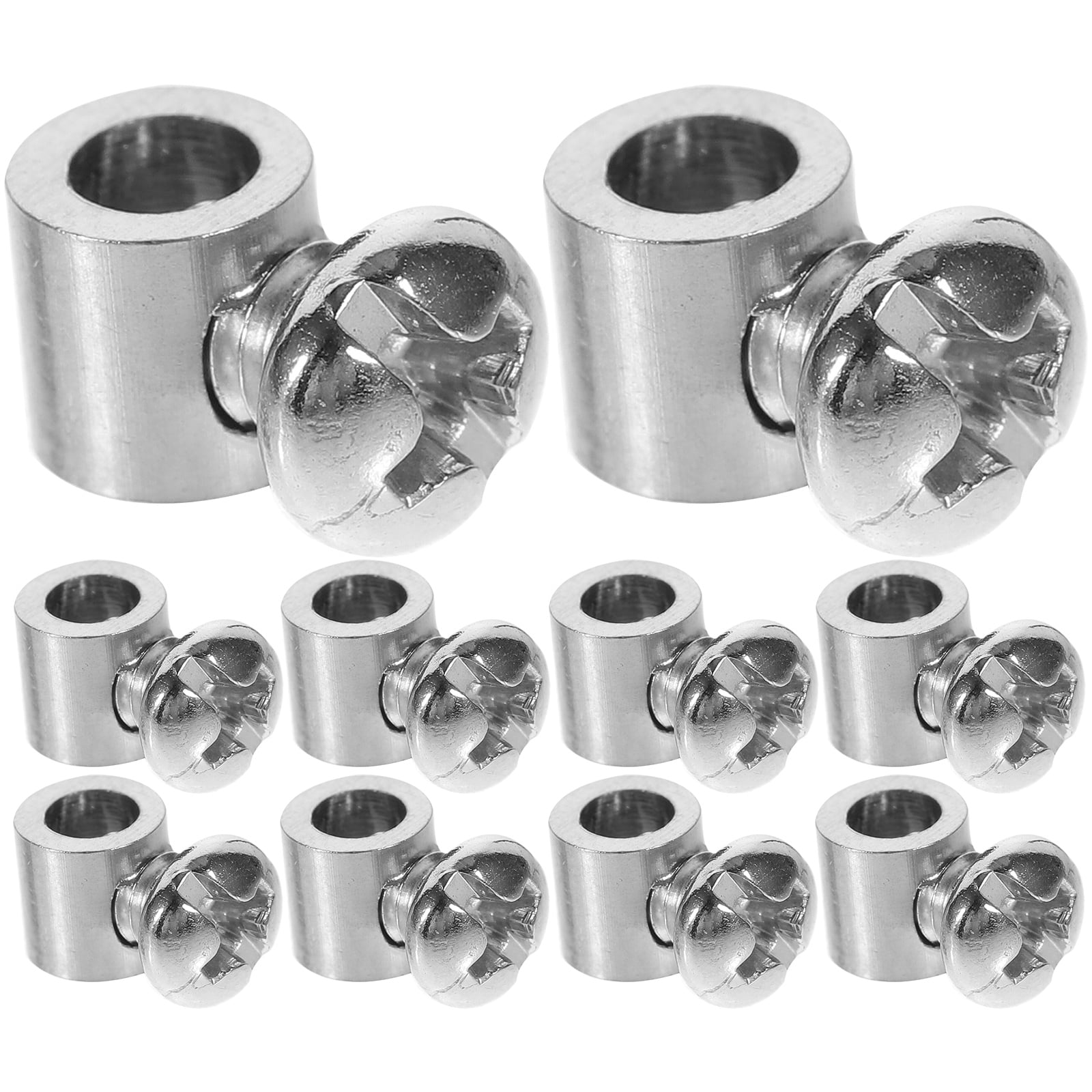 Cable Clamp Set of 10pcs for Secure and Stable Cable Management Silver ...