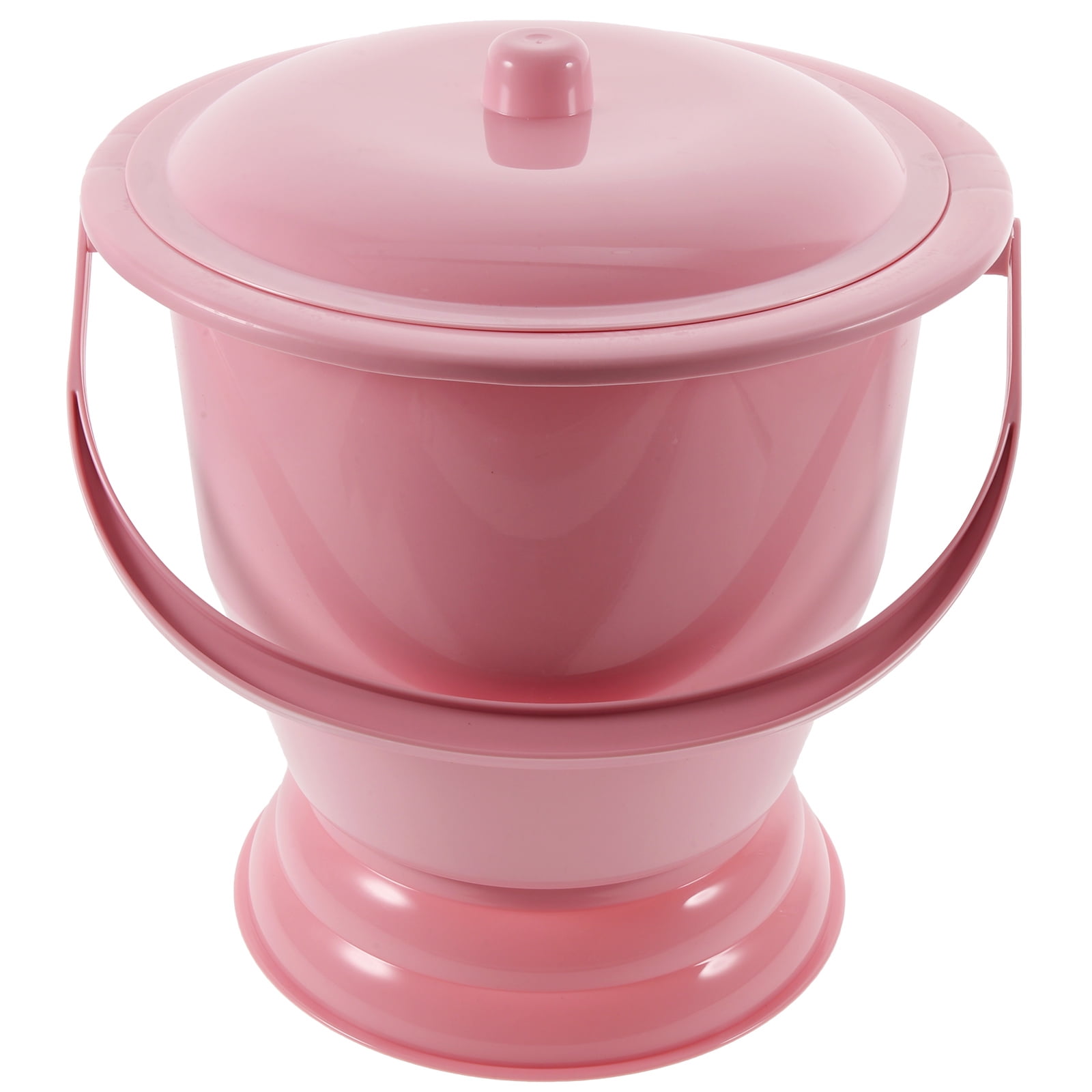 1PC Old People Kid Chamber Pot Home Spittoon with Cover Hand Carry ...