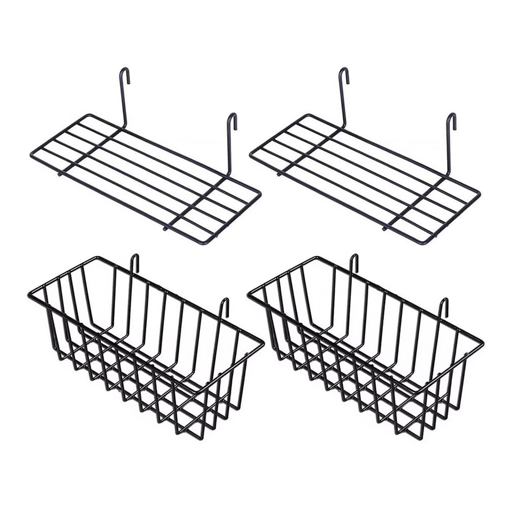 Axio 2 Sets Pegboard Baskets Peg Board Racks Wire Shelf Baskets Bins ...