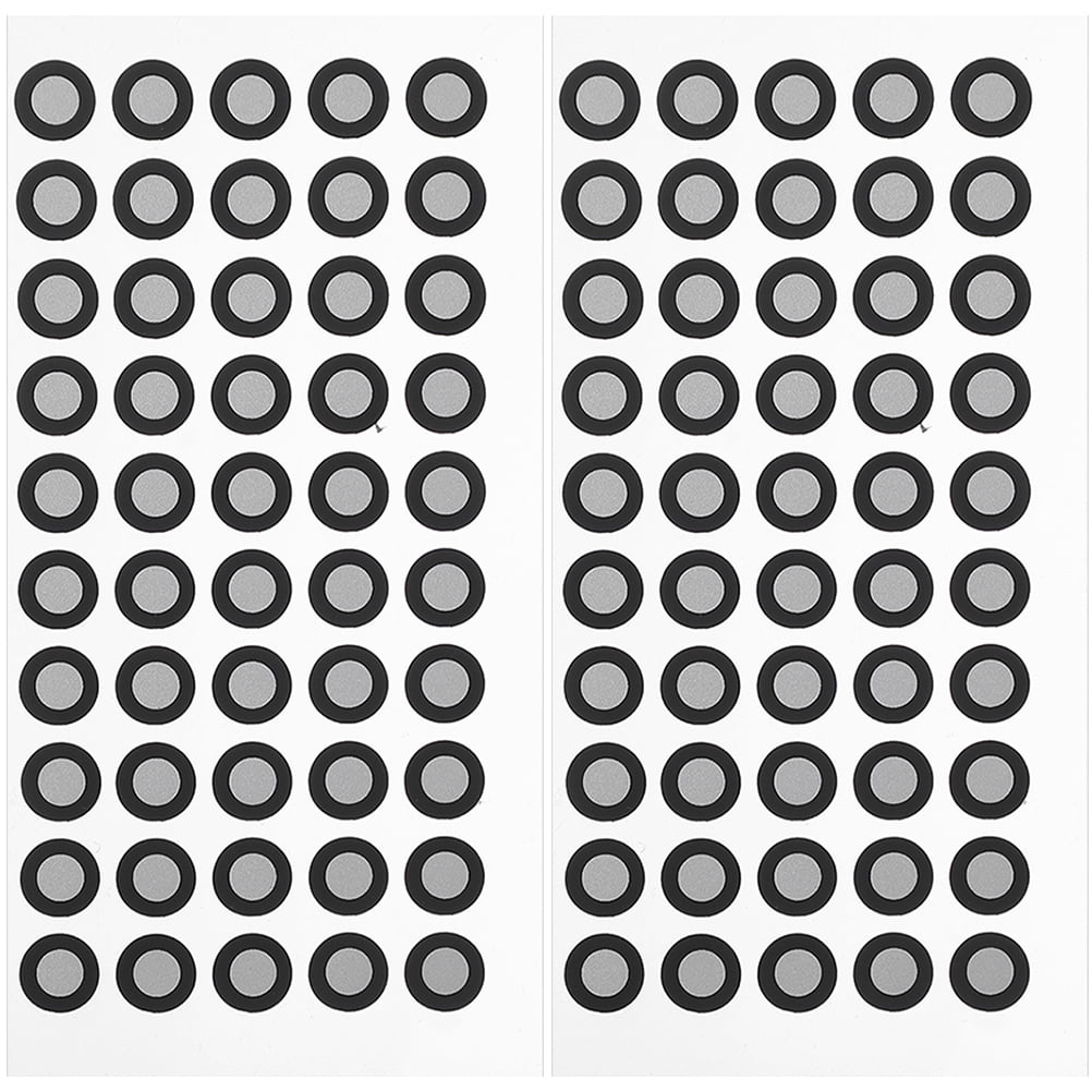 2 Sheets Reference Marker Points Reflective Film Marking Points ...