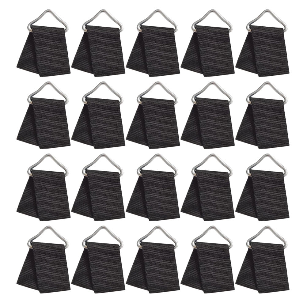Axio 20 Sets of Trampoline Triangle Buckles Metal Triangle Rings V ...