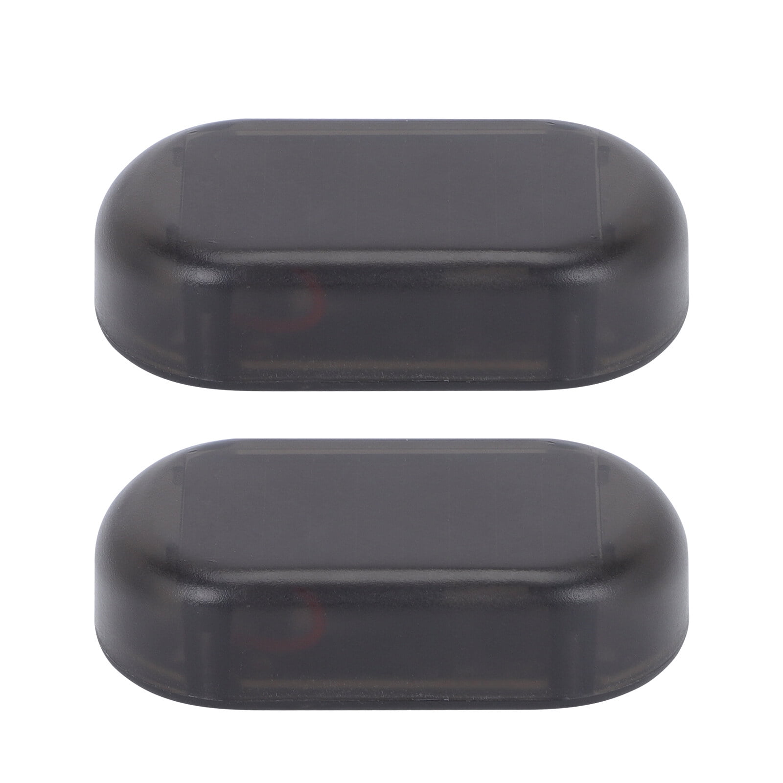2Pcs Car Alarm LED Lamp Solar Energy Warning Light Car Flashing Lamp ...