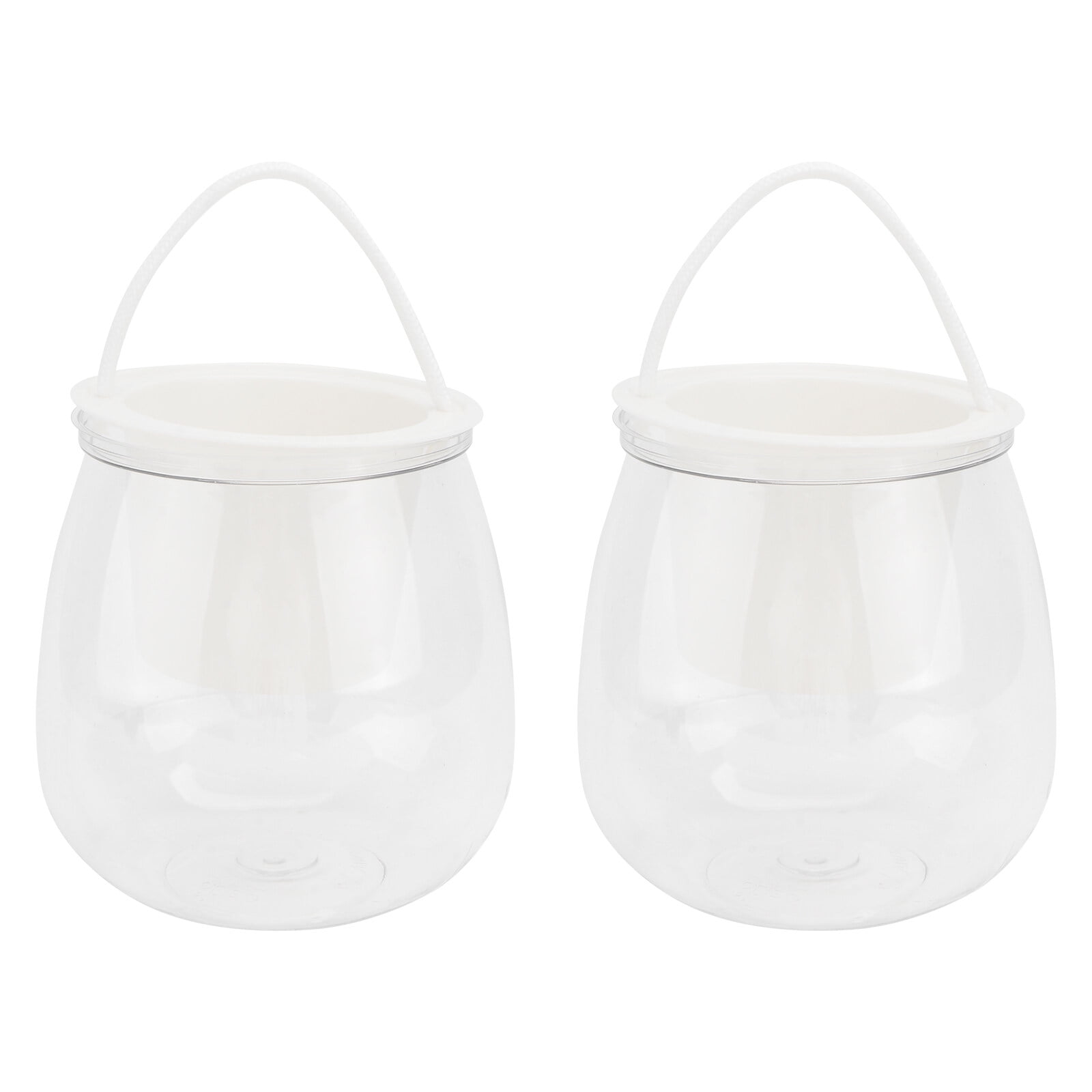 2pcs Creative Glass Flower Pot Creative Plants Gardening Pot Flower ...