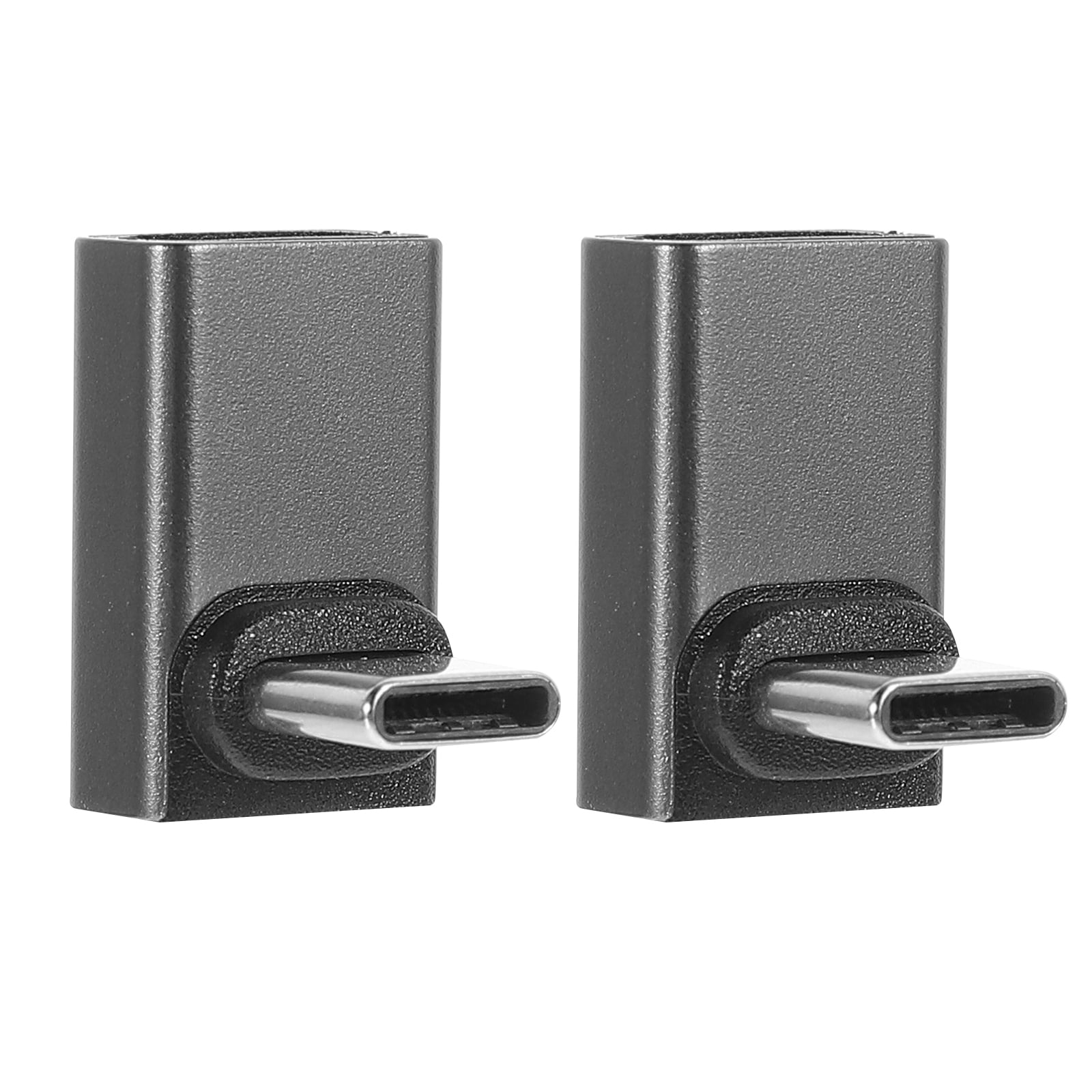 2pcs USB C 90 Degree Adapter Right Angle Type C Connector Computer ...