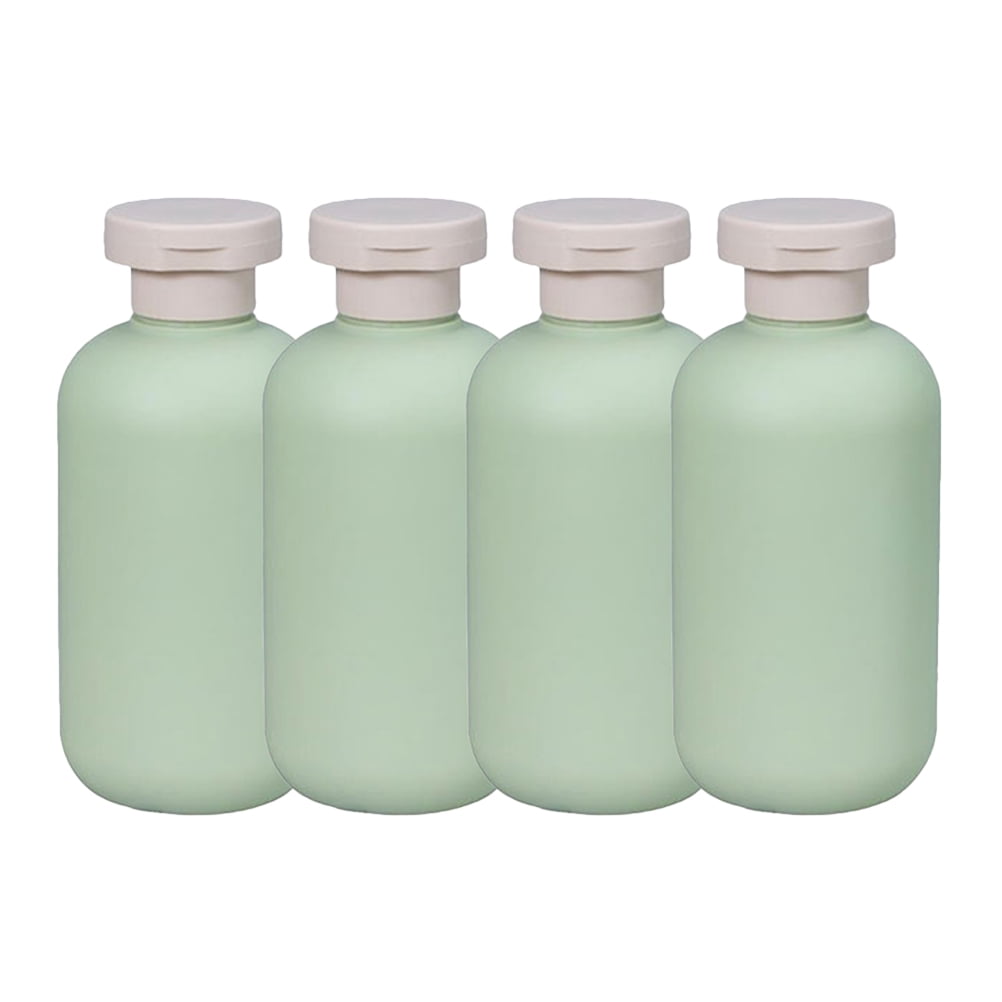 4pcs Shampoo Conditioner Bottles Soap Dispenser Bathroom Travel Empty ...