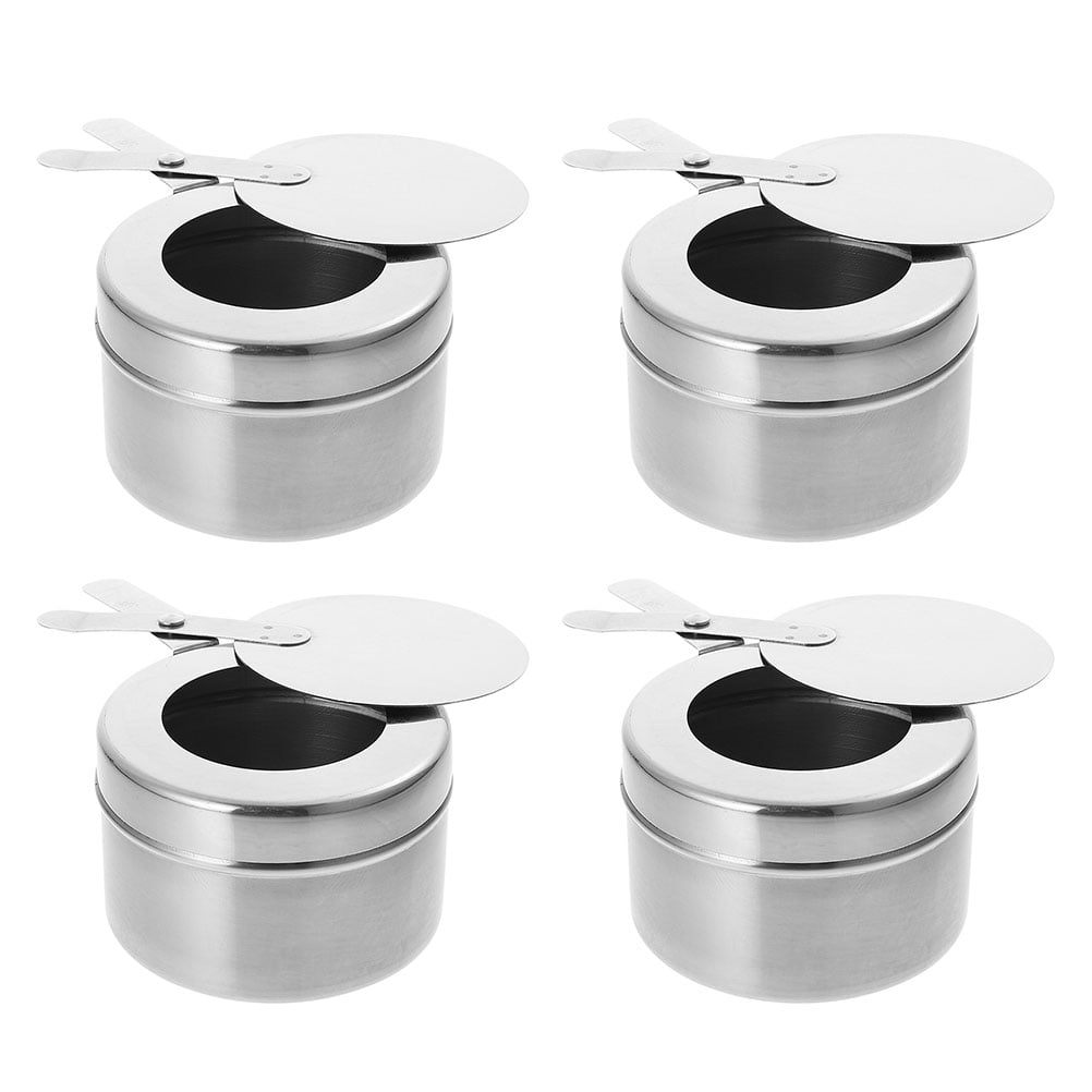 4pcs Stainless Steel Alcohol Boxes Alcohol Mini Stoves Solid Alcohol ...