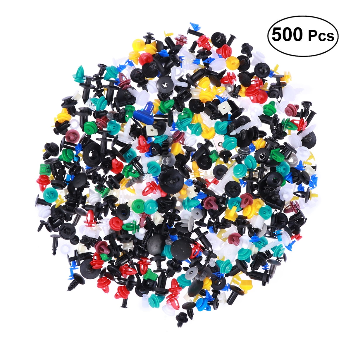 Nylon Automotive Push Bumper Fastener Clips for Car Use 500 Pcs 30 ...