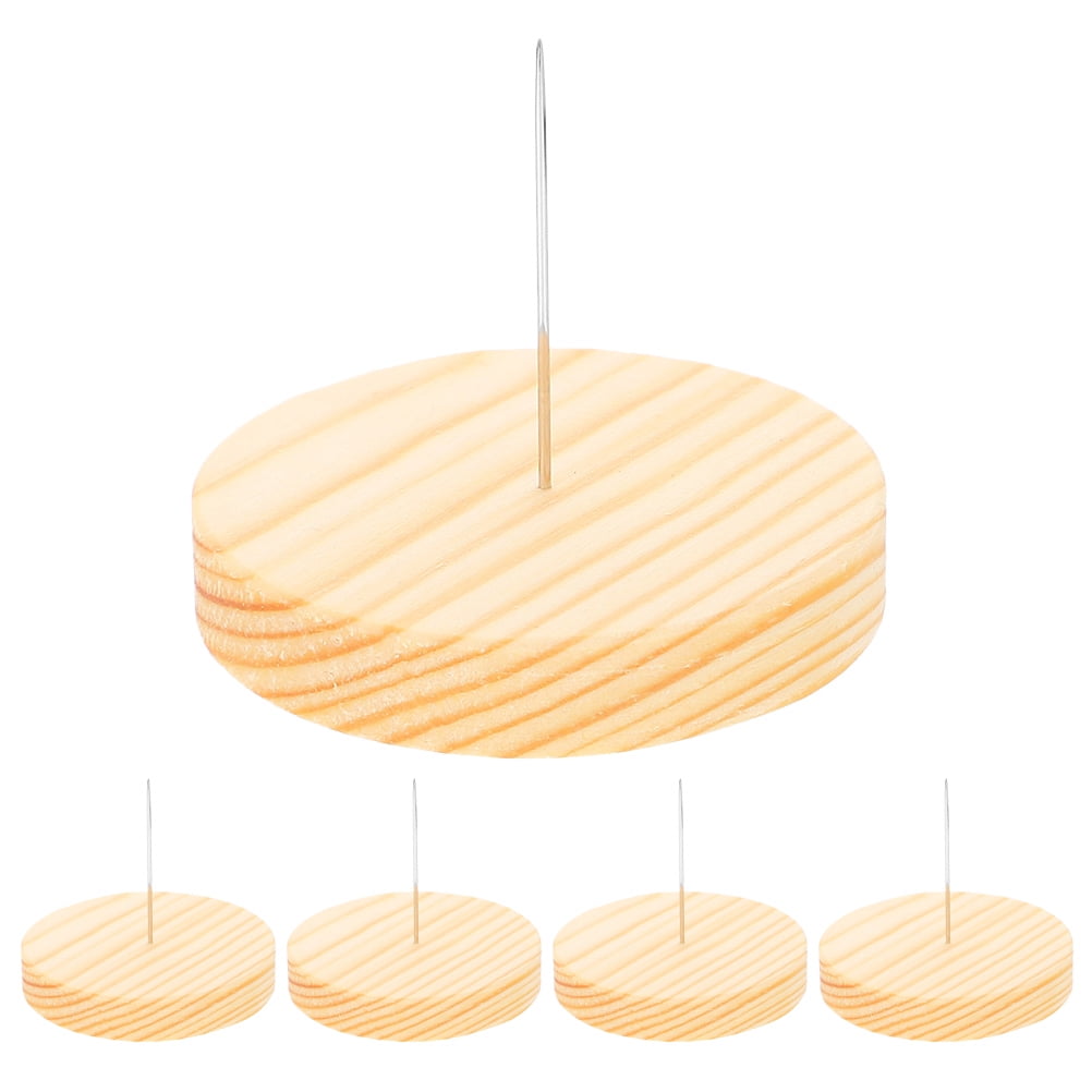 Axio 5Pcs Doll Stand Needle Wood Base Doll Stands Needle Felting Doll ...