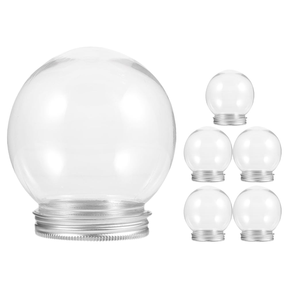 6pcs DIY Clear Water Globe Snow Globe Water Globe Making Prop DIY Snow ...