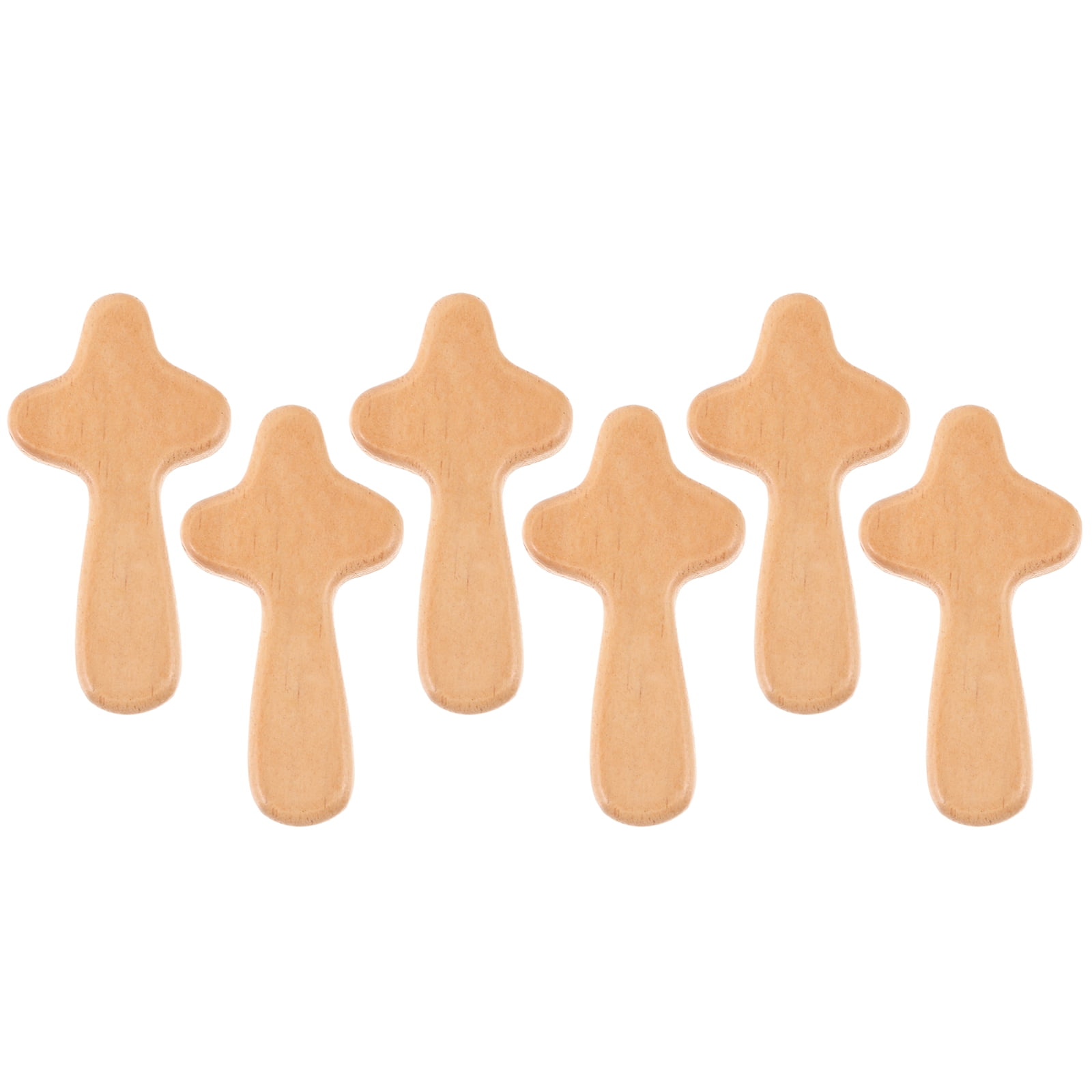Axio 6pcs Mini Cross Statue Mini Wooden Cross Figurine Miniature Cross ...
