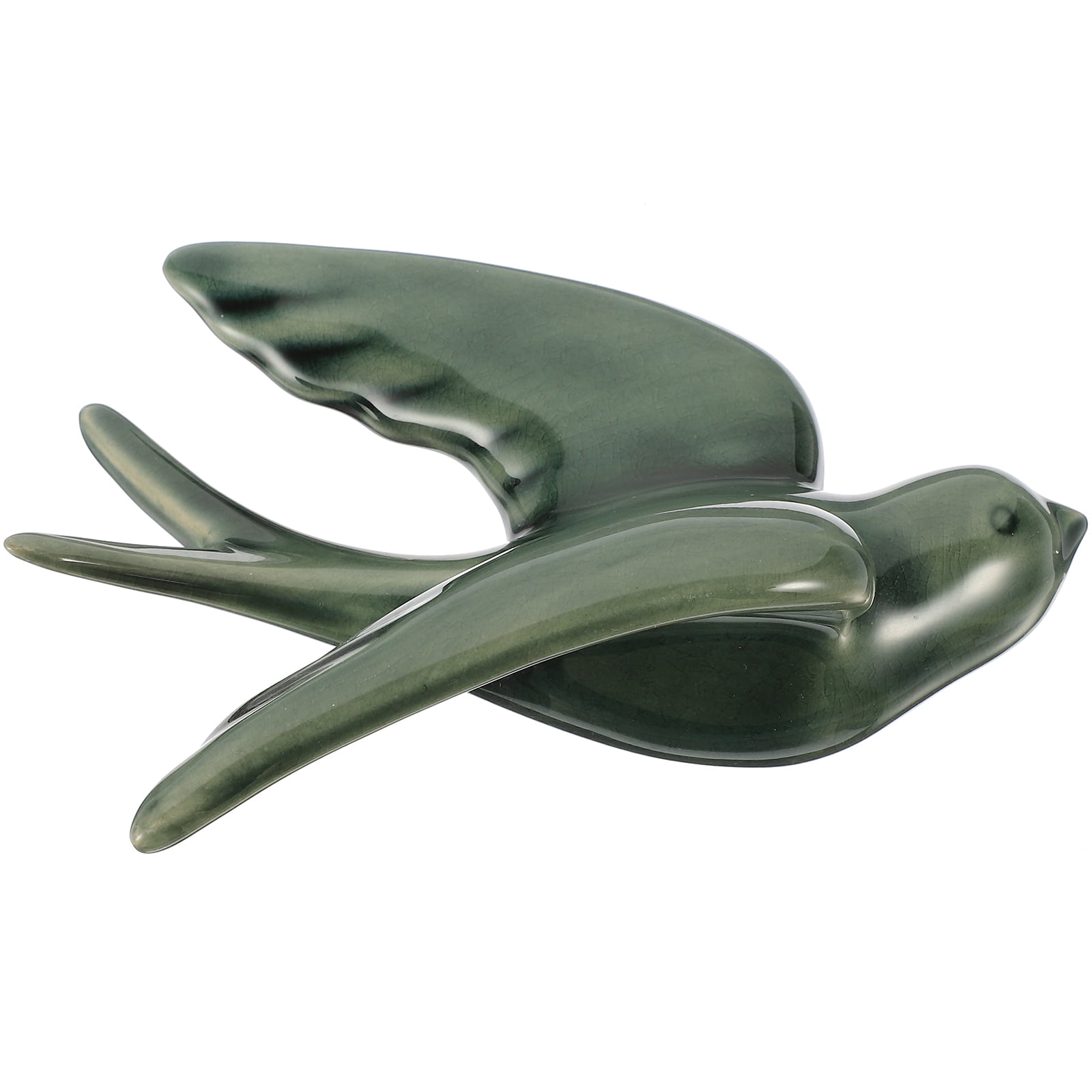 Ceramic Bird Wall Decor Nordic Style Bird Wall Sculpture Wall Hanging ...