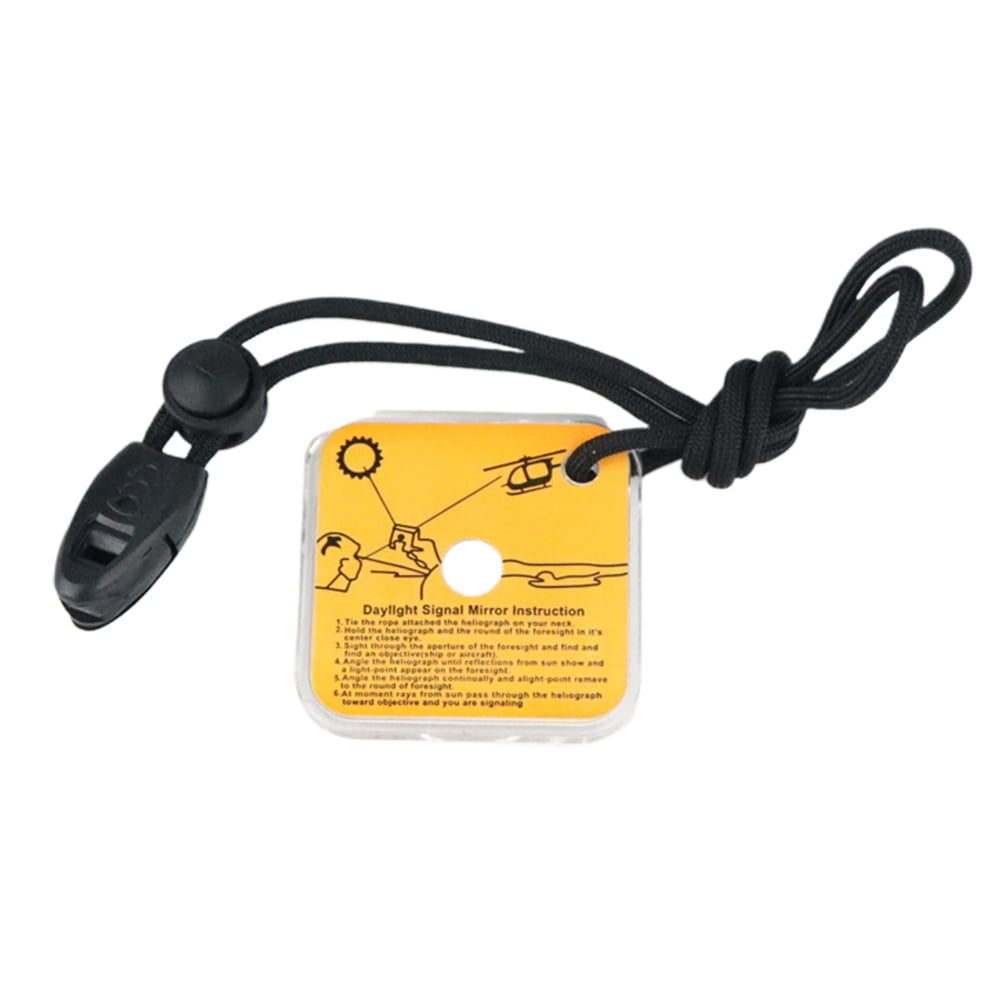 Daylight Signal Mirror Outdoor Retroreflector Survival Emergency Mirror ...