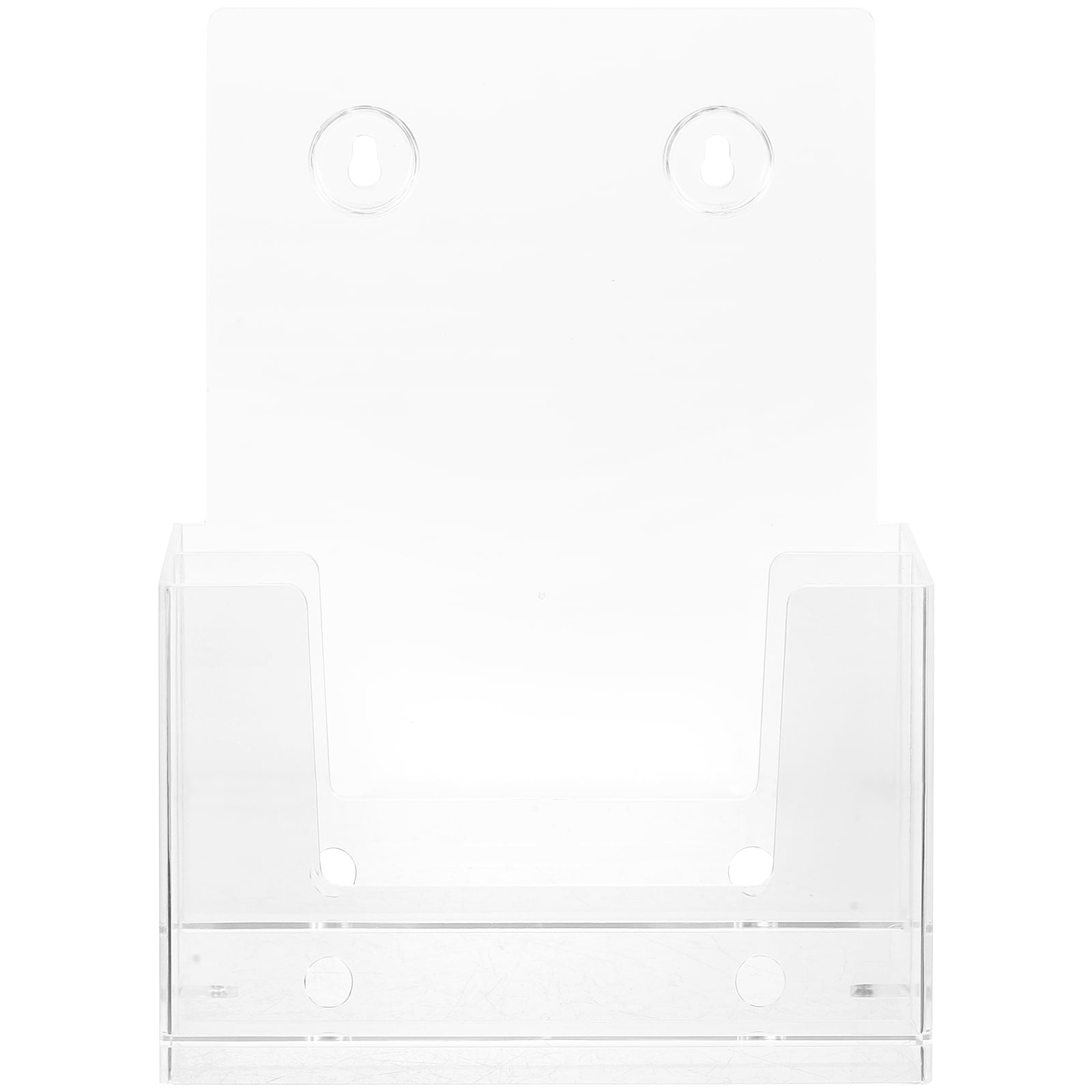IFANLANDOR Wall-Mounted File Holder Acrylic 1Pcs 8.3X6.3X3In - Walmart.com