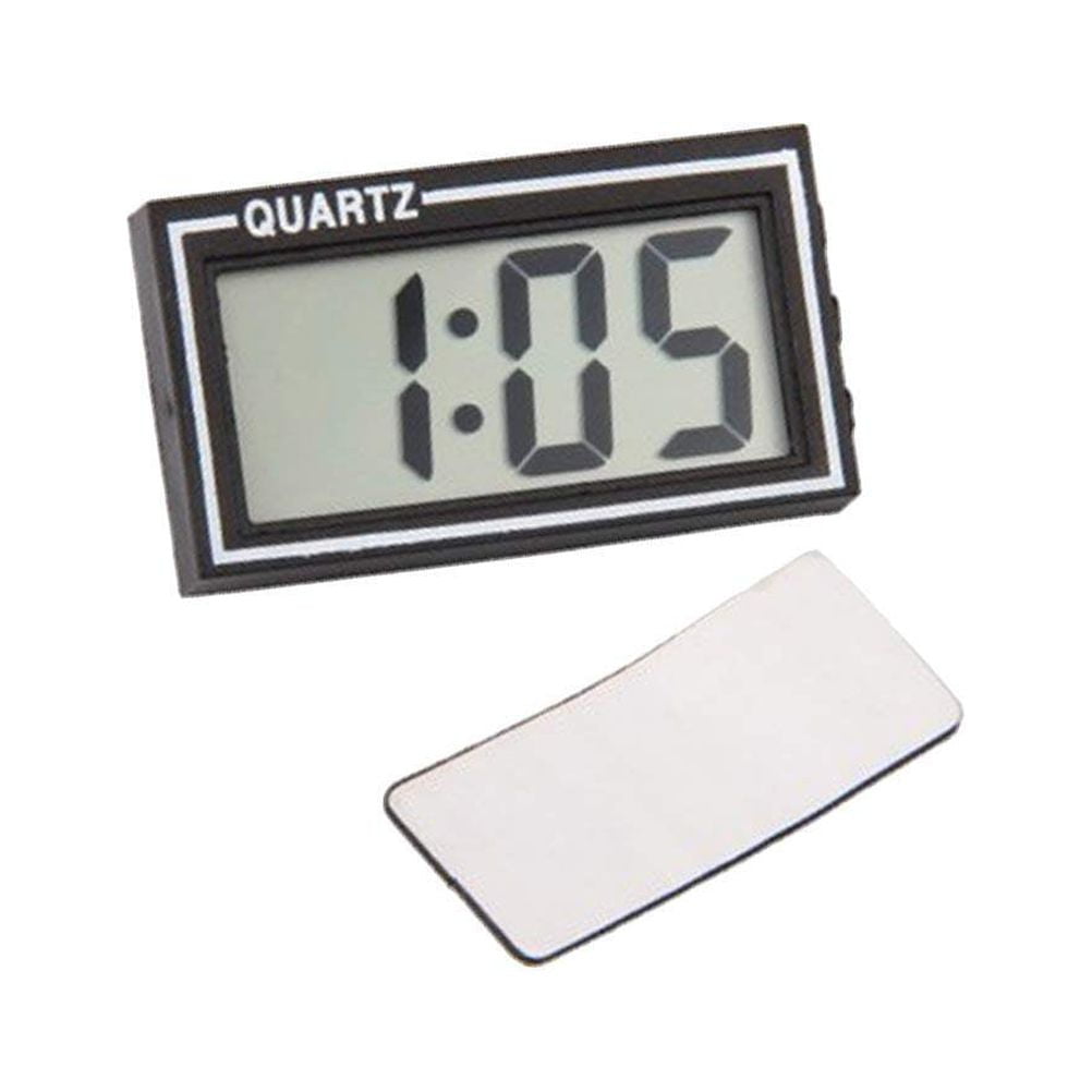 Axio Digital LCD Dashboard Clock Electronic Table Time Calendar with ...