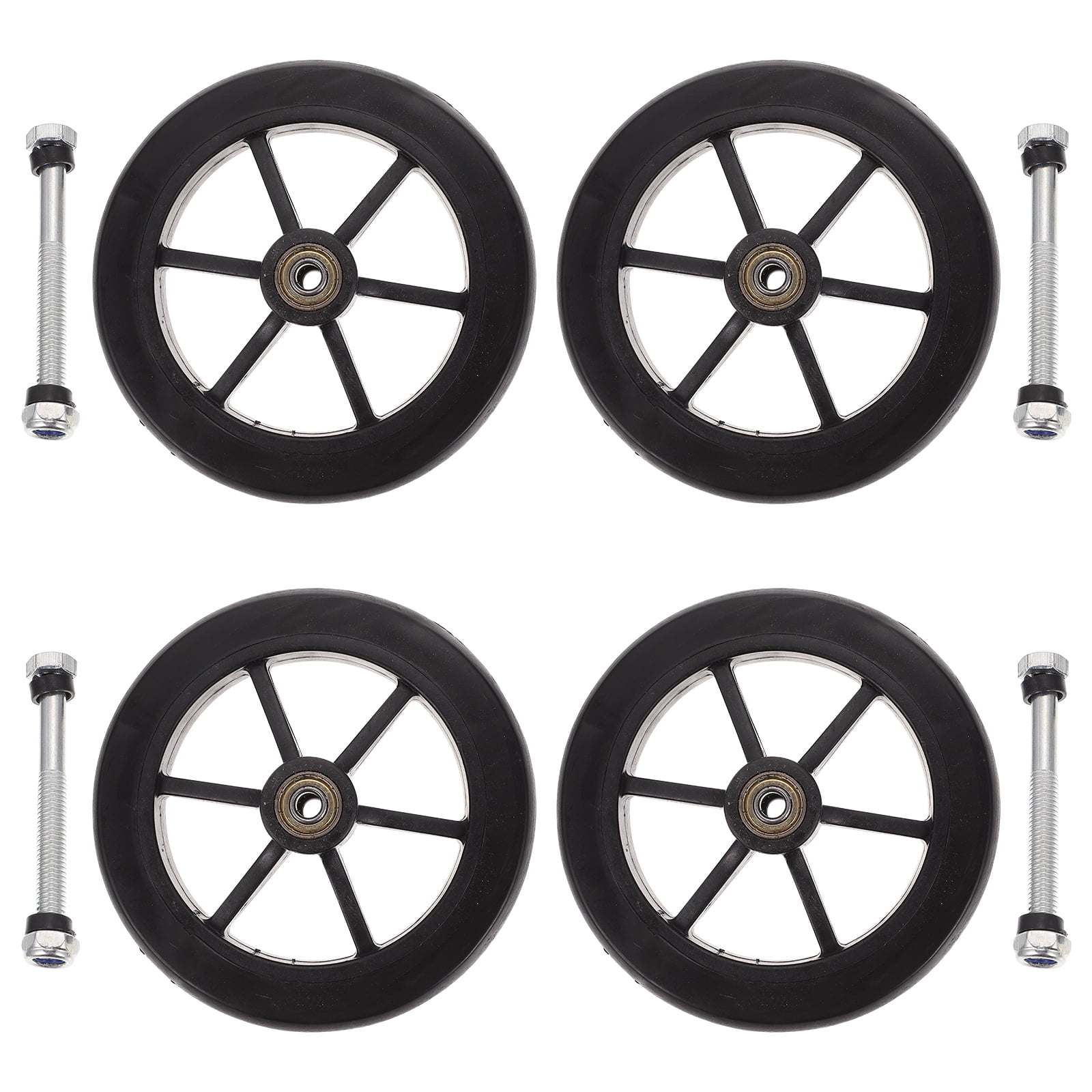 OUNONA Universal Heavy Duty Replacement Front Wheels for Wheelchairs ...