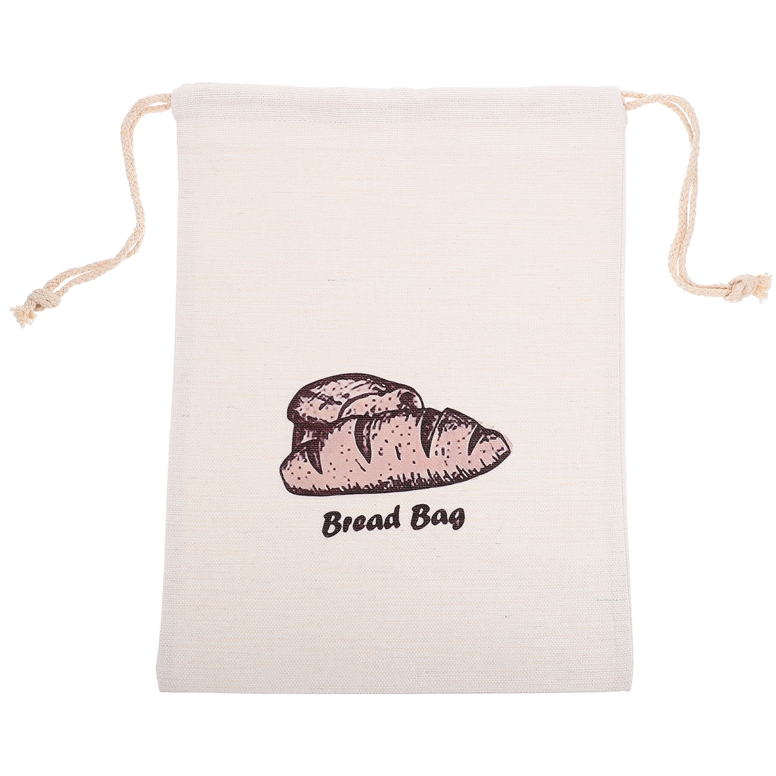 Linen Bread Bag Drawstring Bread Storage Pouch Food Packing Bag Bread ...
