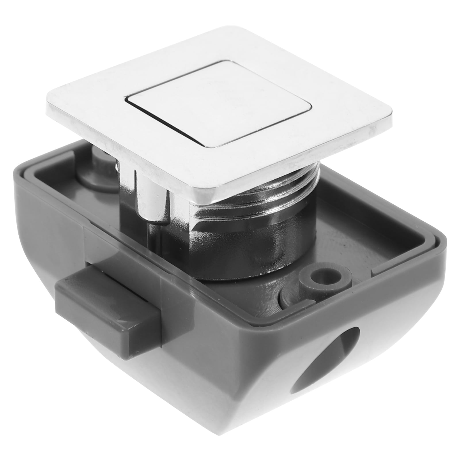 Axio Push Button Latch Zinc Alloy Cupboard Drawer Cabinet Keyless Latch ...