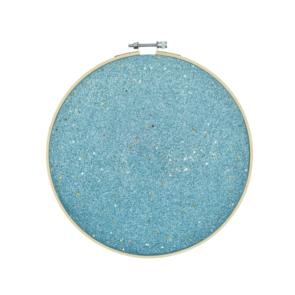 Round Badge Brooch Pennant Display Wall Hanging Pin Display Glitter ...