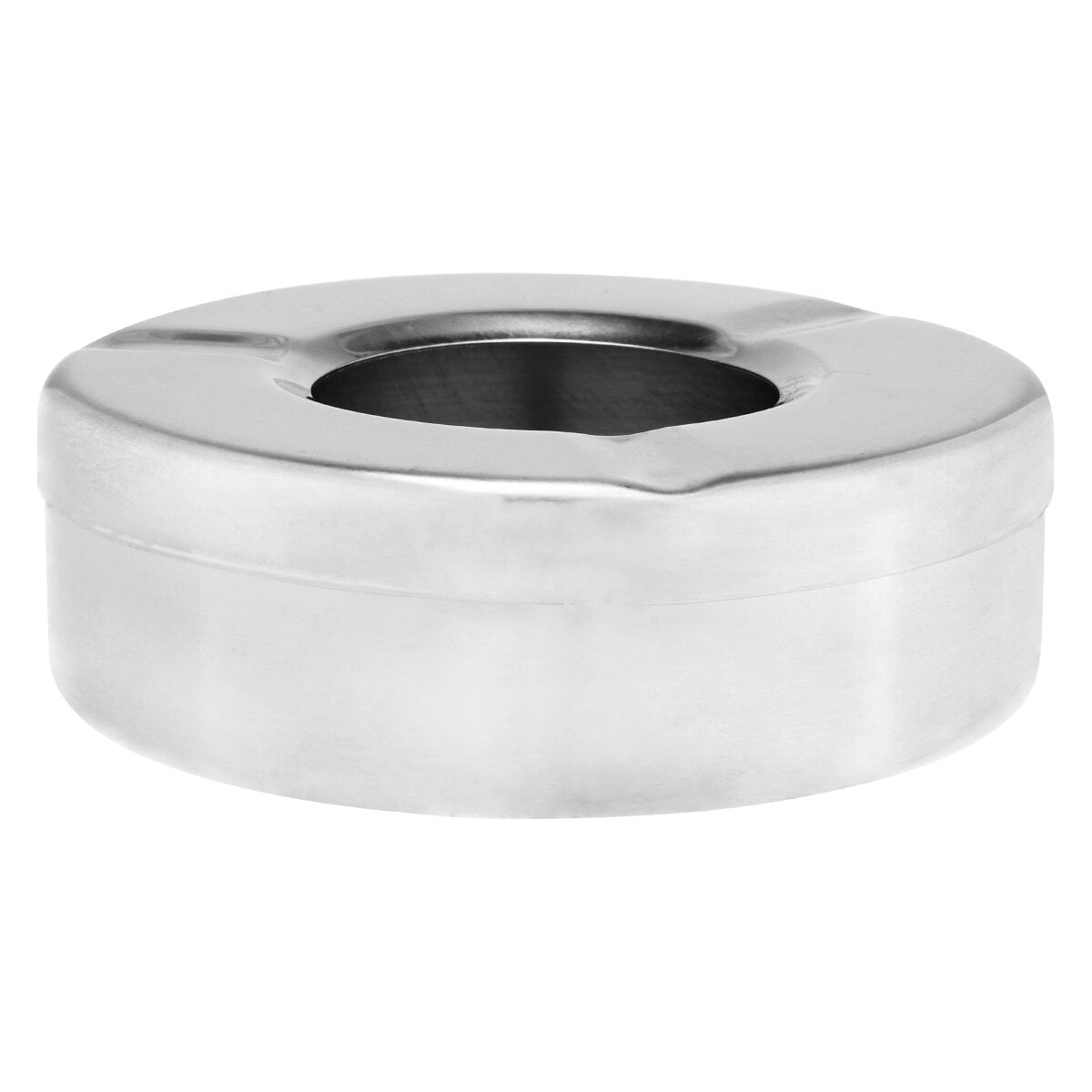 Stainless Steel Round Ashtray Large Capacity Cigarette Ash Tray with ...
