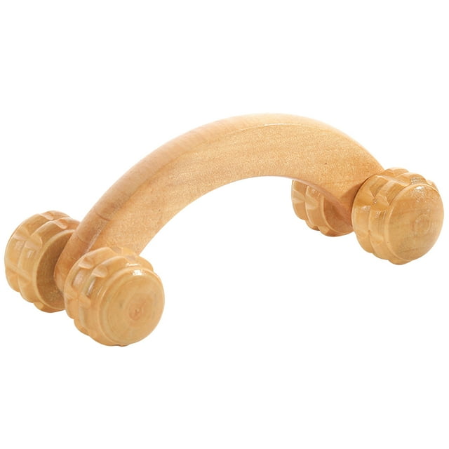 Axio Wooden Back Roller Portable Massage Roller Muscle Massage Roller