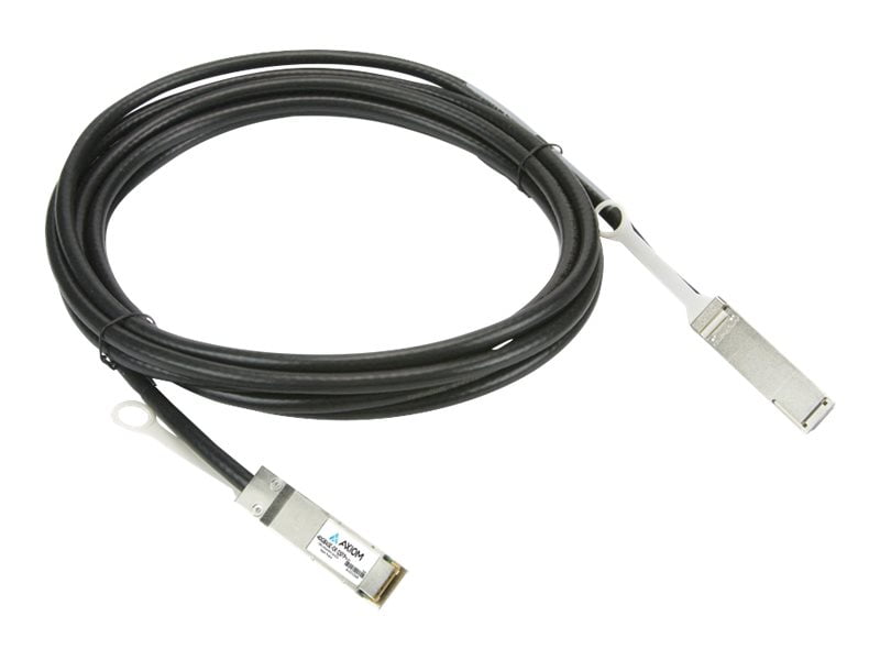 Axiom - 40GBase-CR4 direct attach cable - QSFP+ (M) to QSFP+ (M) - 3.3 ...