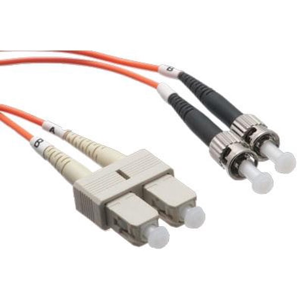 Axiom AXG93922 SC/ST MULTIMODE DUPLEX OM1 62.5/125 FIBER OPTIC CABLE 6M ...