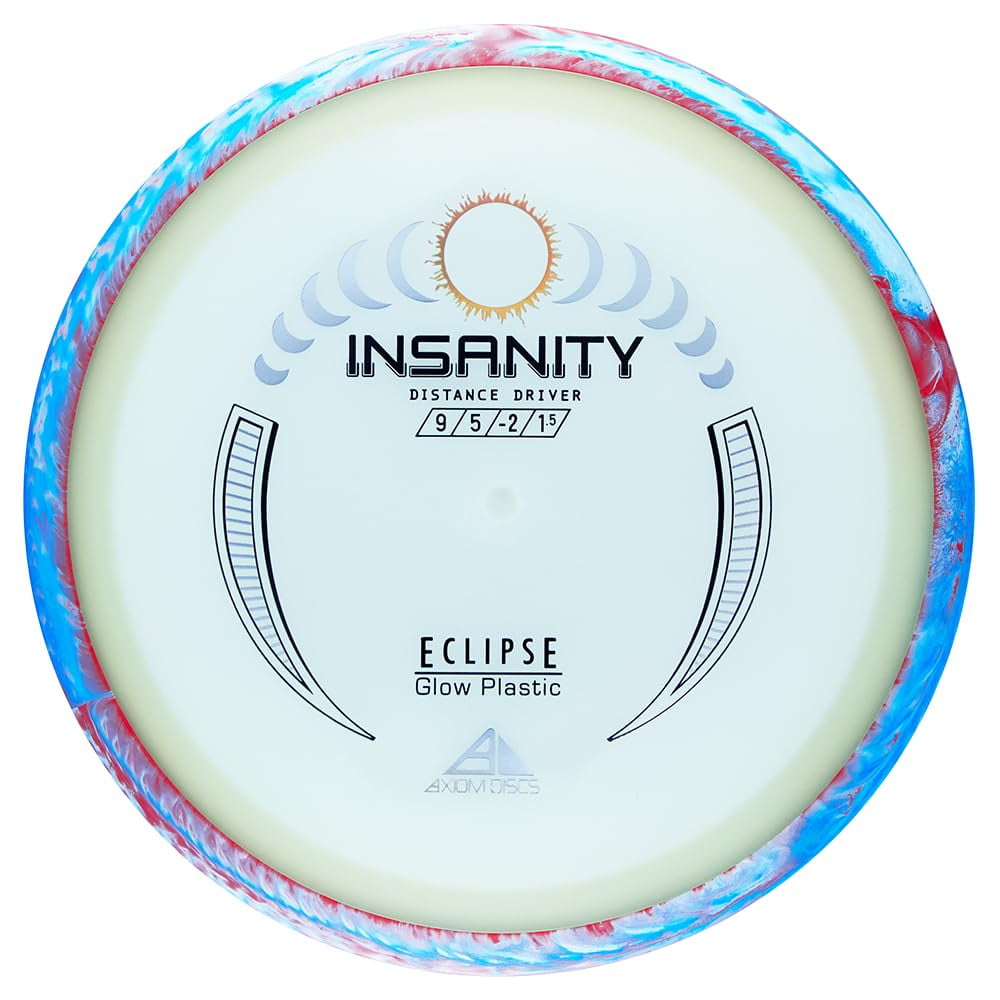 Axiom Discs Eclipse Glow 2.0 Insanity Disc Golf Distance Driver (165 ...