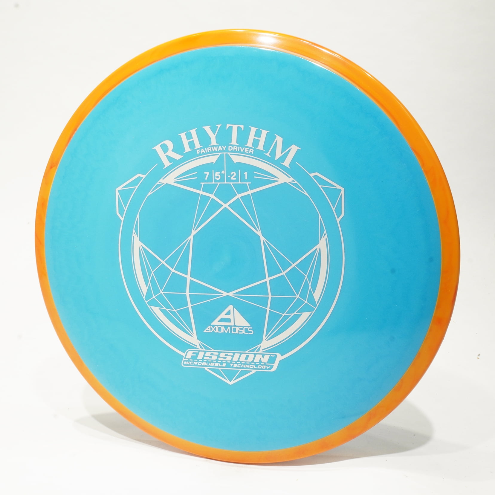 Axiom Fission Rhythm Disc Golf Fairway Driver, Pick Your Disc 162g Blue w/ Orange Rim - Walmart.com