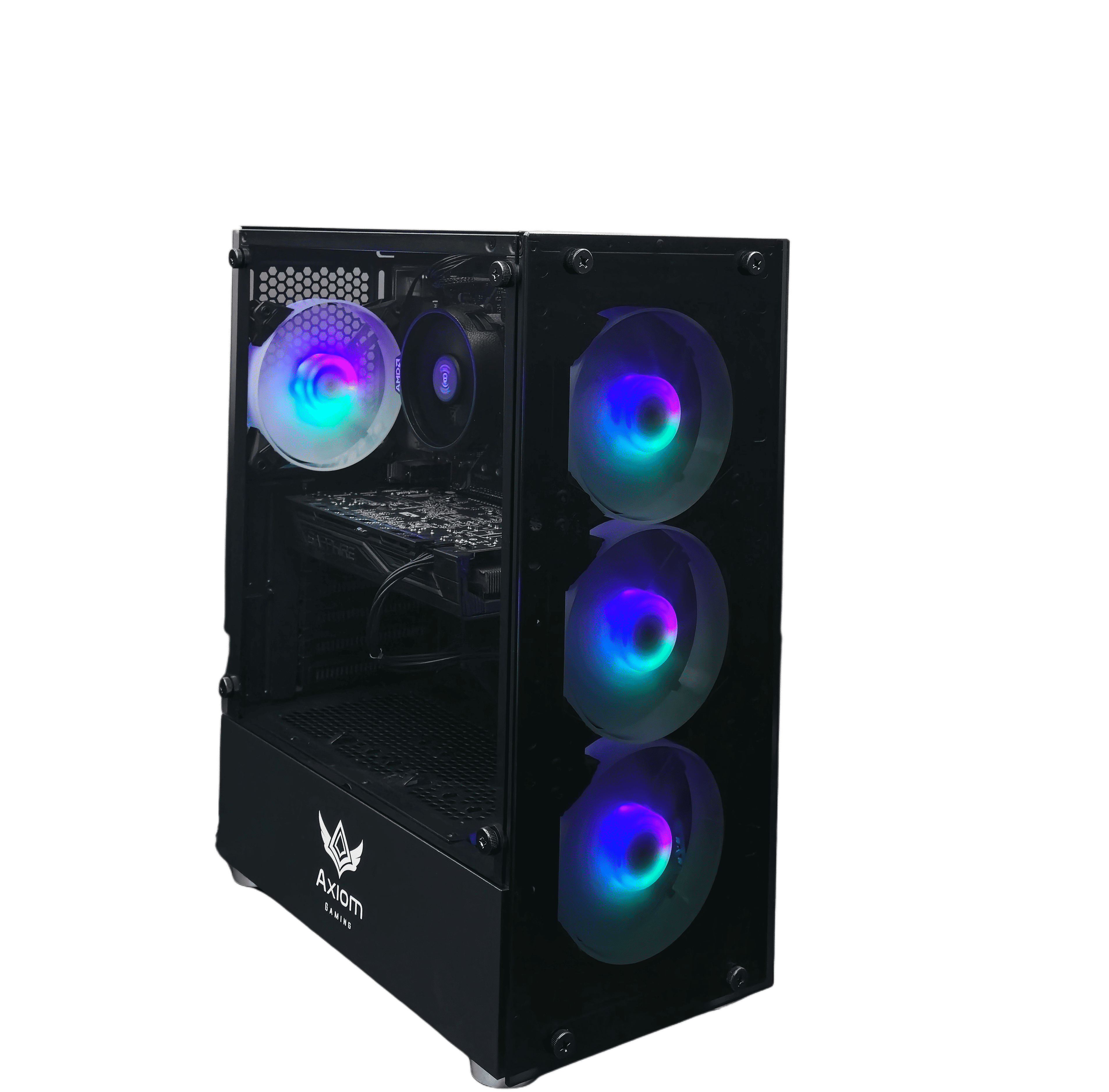 Axiom Gaming ® PC Desktop Computer Black Hole, AMD Ryzen 5, 16GB RAM ...