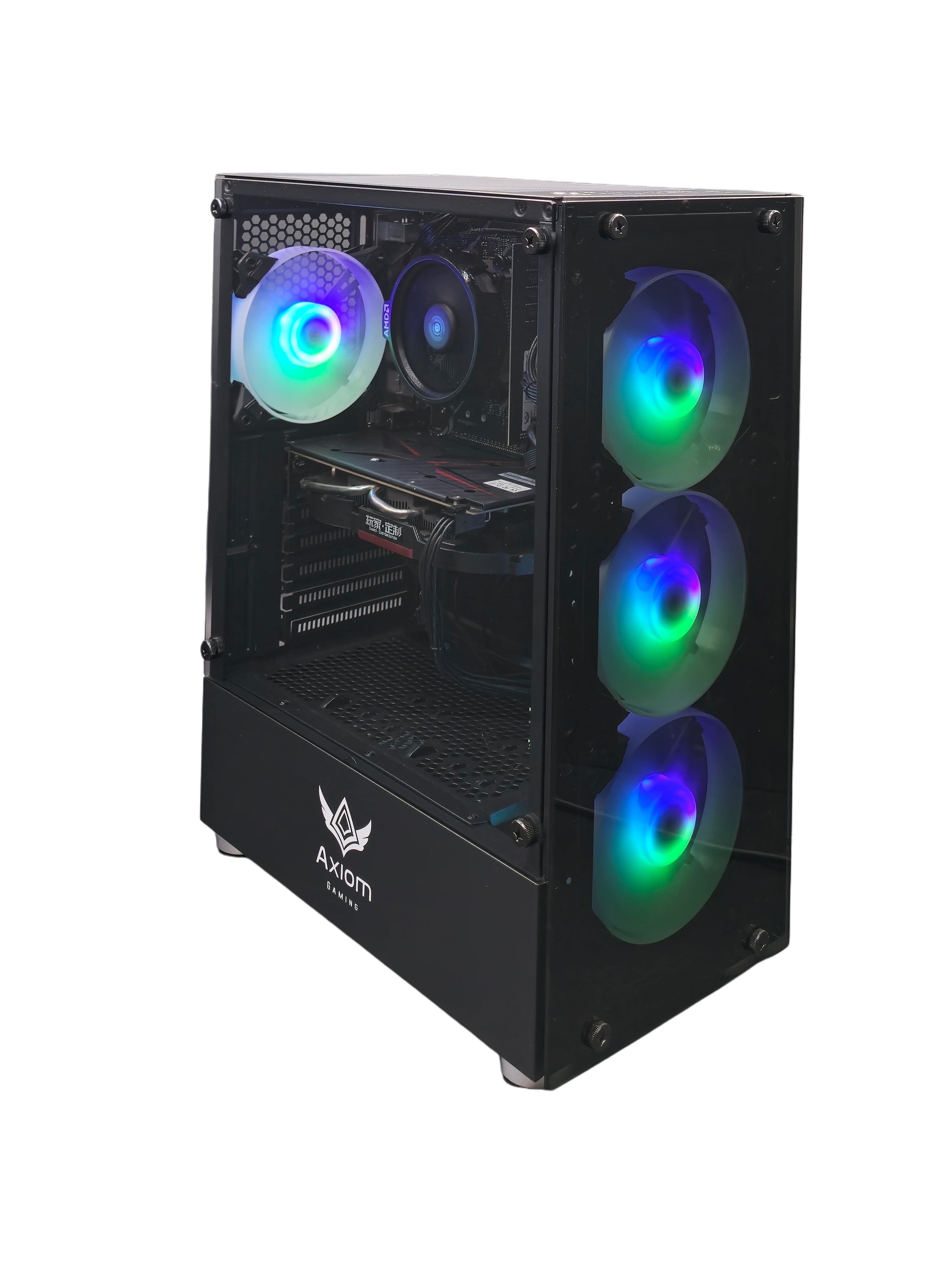 Axiom Gaming PC Desktop, AMD Ryzen 5, 16GB RAM, 512GB SSD, GTX 1050 Ti ...