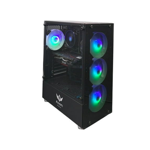 Axiom Gaming PC Desktop, AMD Ryzen 5, 16GB RAM, 512GB SSD, GTX 1050 Ti ...