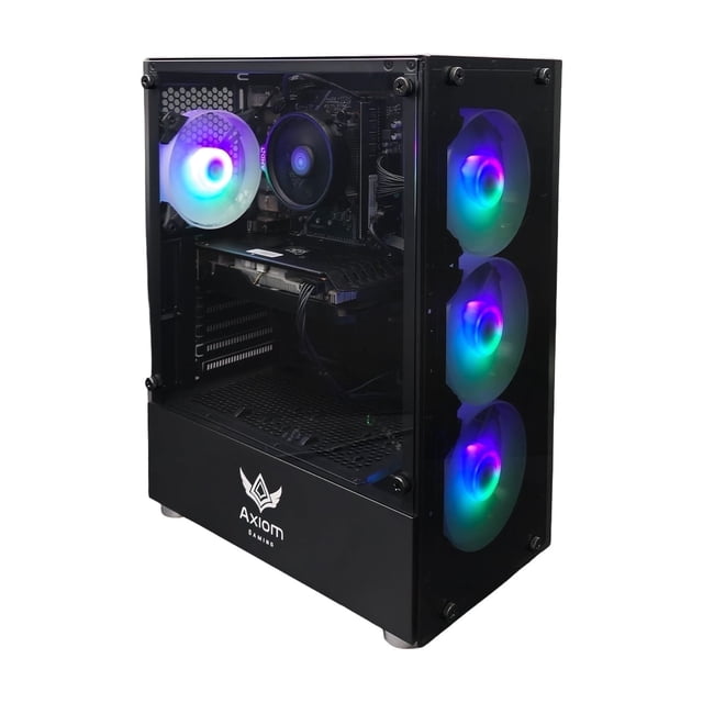 Axiom Gaming® Blackstar Gaming PC Desktop – AMD Ryzen 5 5500, 16GB DDR4 ...