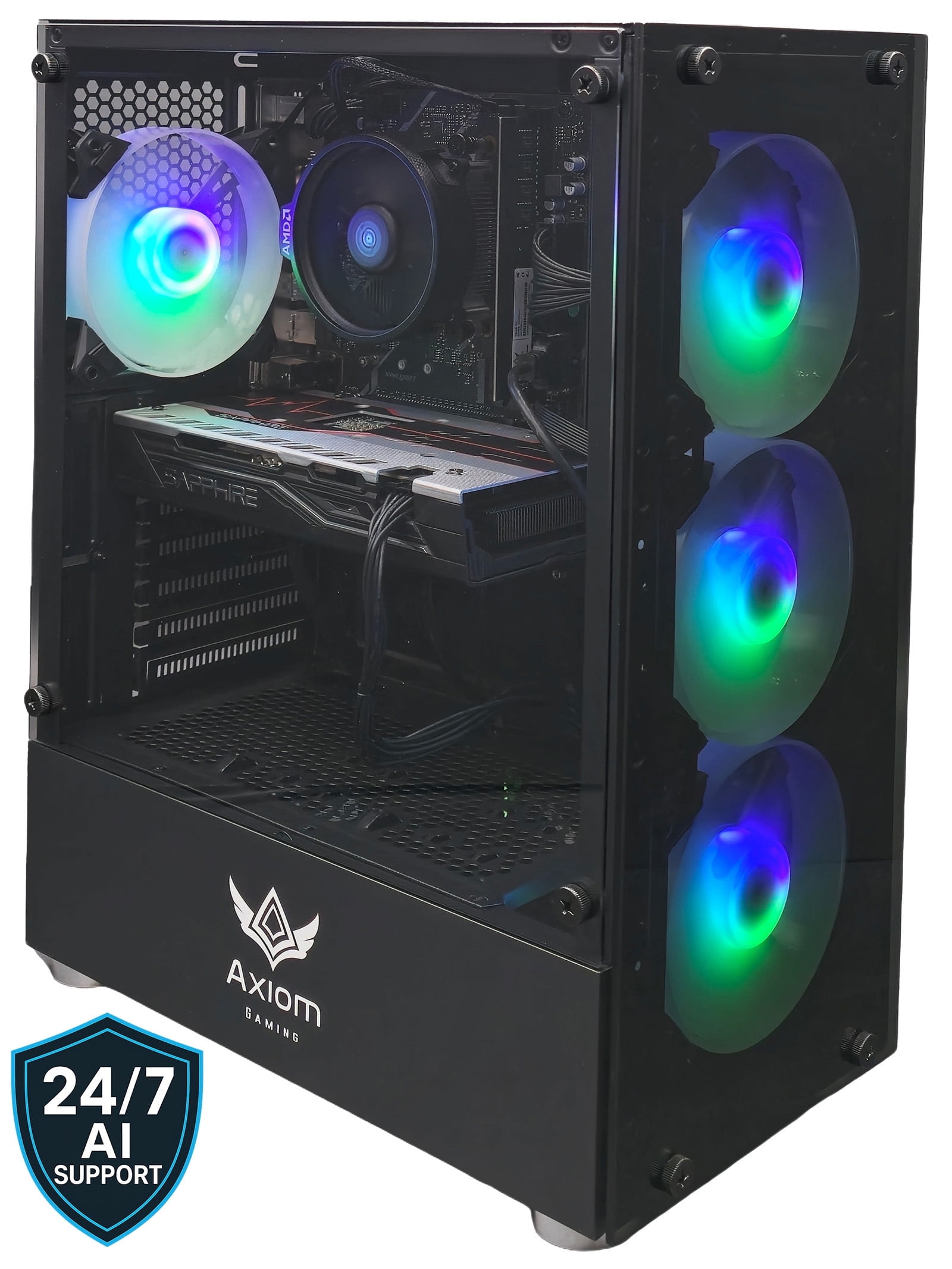 Axiom Gaming® Darkmatter Gaming PC Desktop – AMD Ryzen 5, 16GB DDR4 ...