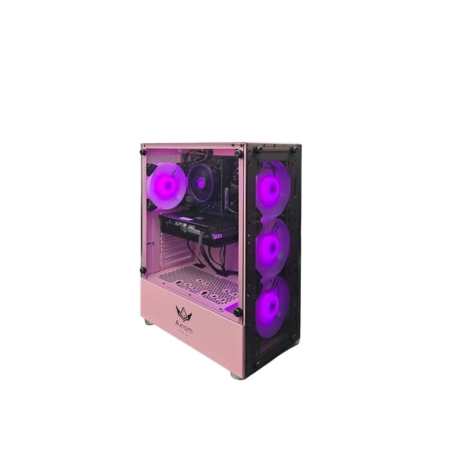 Axiom Gaming® Rosequasar Gaming PC Desktop – AMD Ryzen 5 5500, 16GB ...