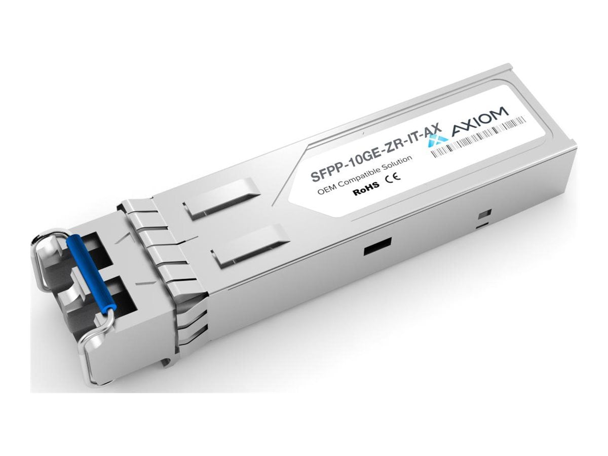 Axiom 10GBASE-ZR SFP+ Transceiver for Juniper, SFPP-10GE-ZR-IT - Walmart.com