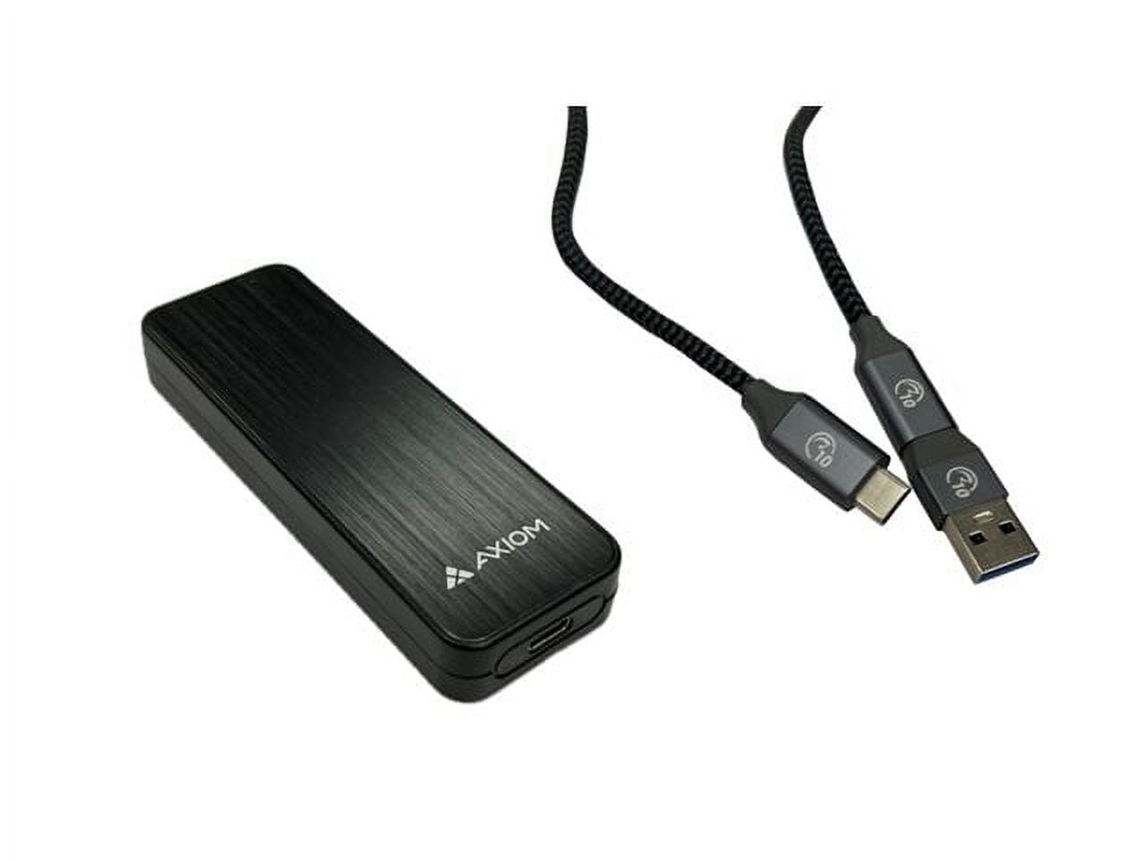 Axiom - SSD - 1 TB - external (portable) - M.2 NVMe - USB 3.1 Gen 2 ...
