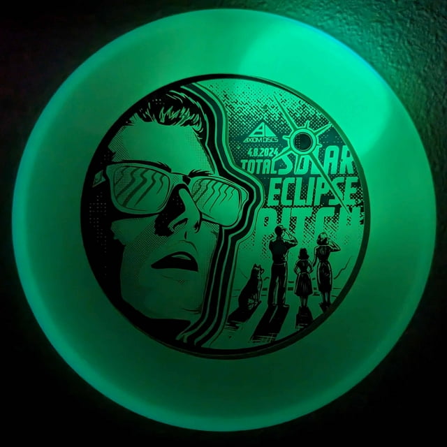 Axiom Total Solar Eclipse Glow Pitch Disc Golf Hybrid Putter/Approach ...