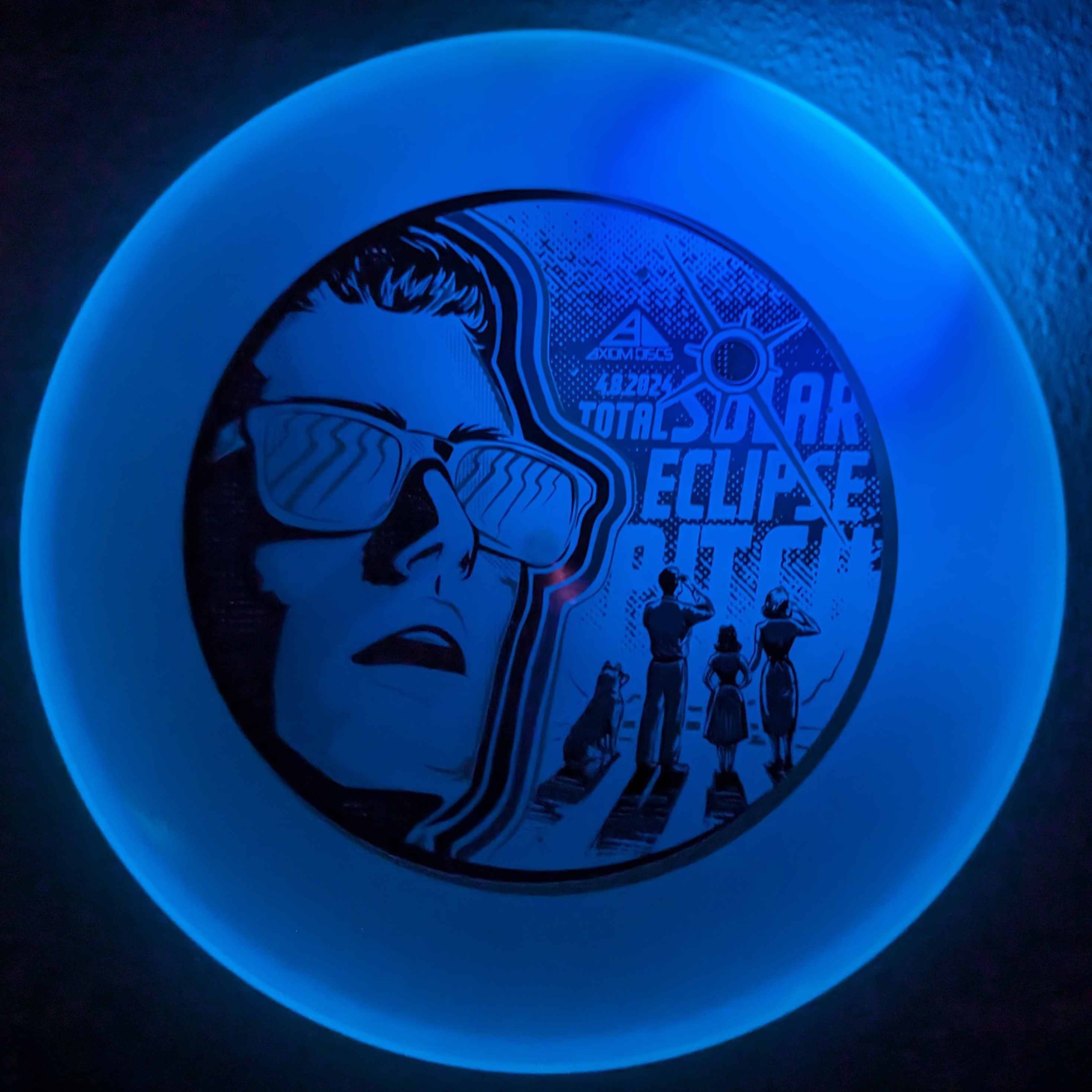 Axiom Total Solar Eclipse Glow Pitch Disc Golf Hybrid Putter/Approach ...