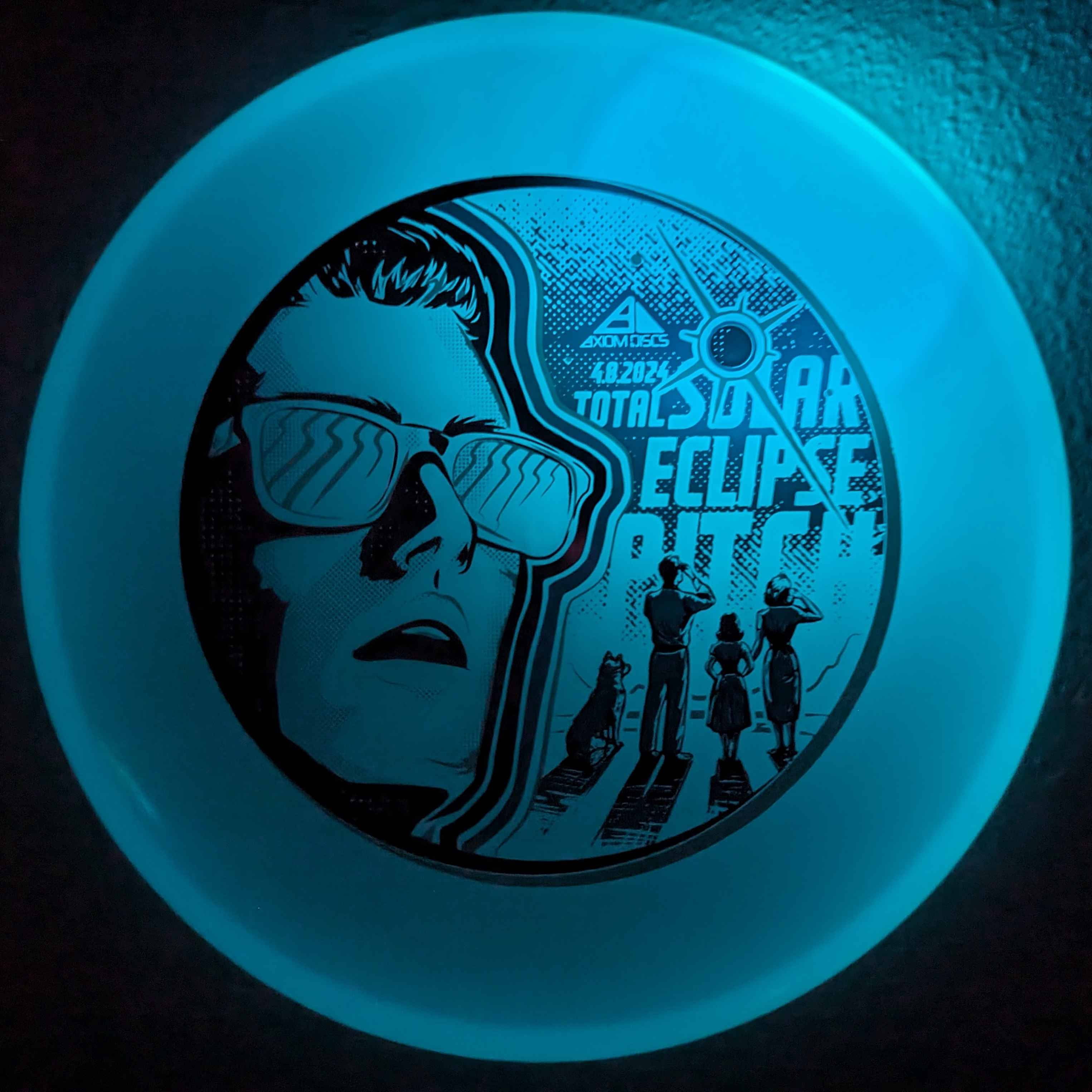 Axiom Total Solar Eclipse Glow Pitch Disc Golf Hybrid Putter/Approach ...