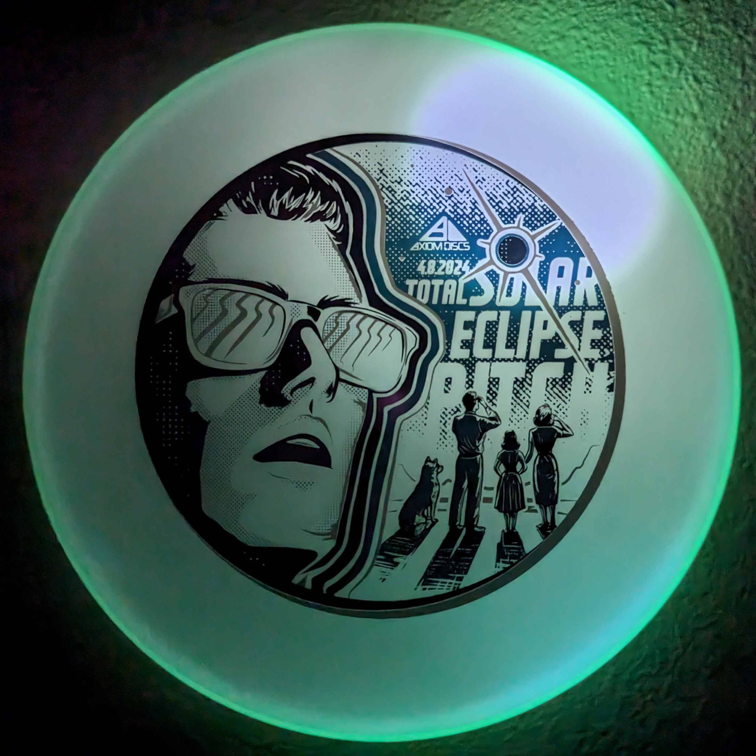 Axiom Total Solar Eclipse Glow Pitch Disc Golf Hybrid Putter/Approach ...